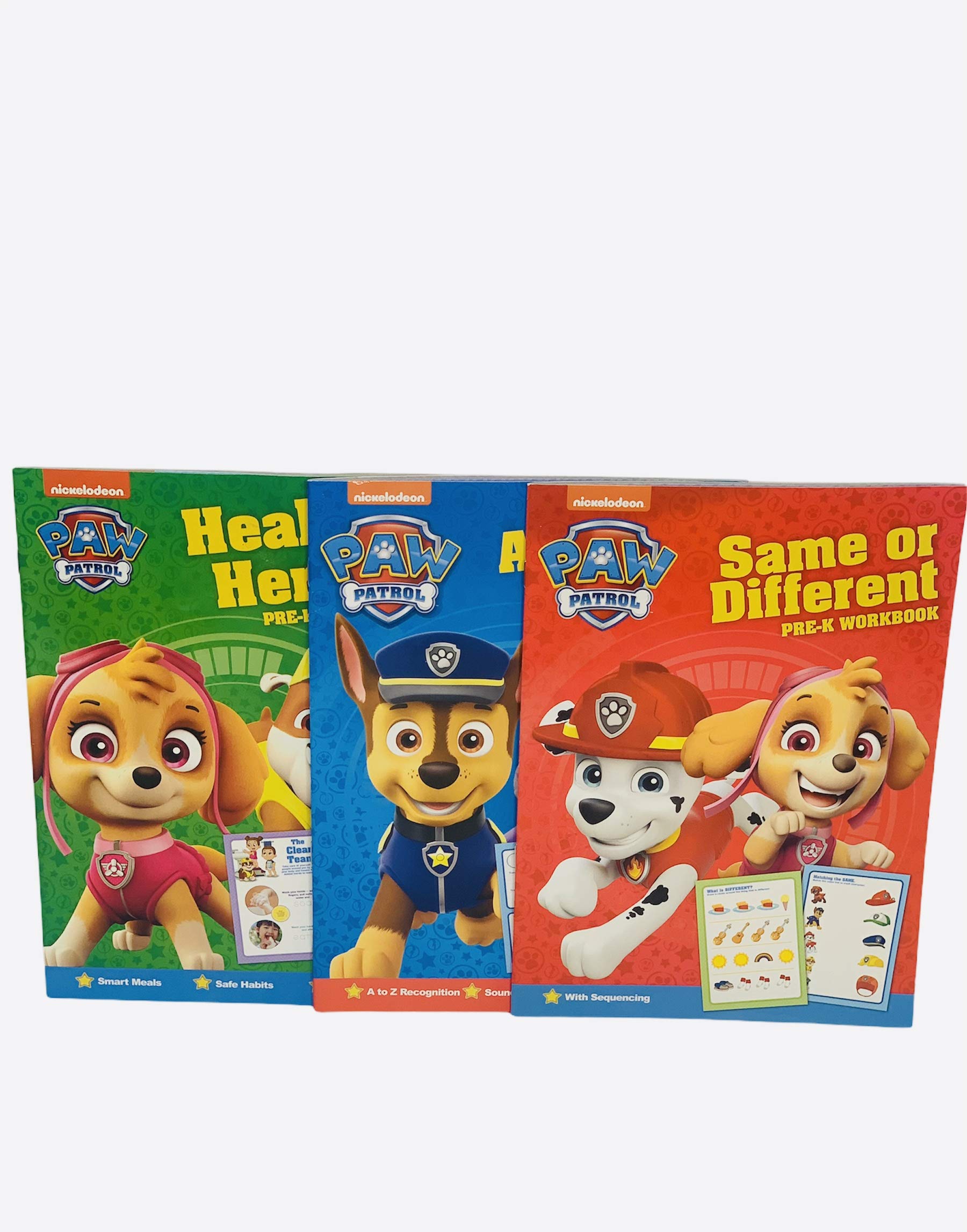 Snapklik.com : Nickelodeon Paw Patrol Pre-K Preschool Learning Workbooks