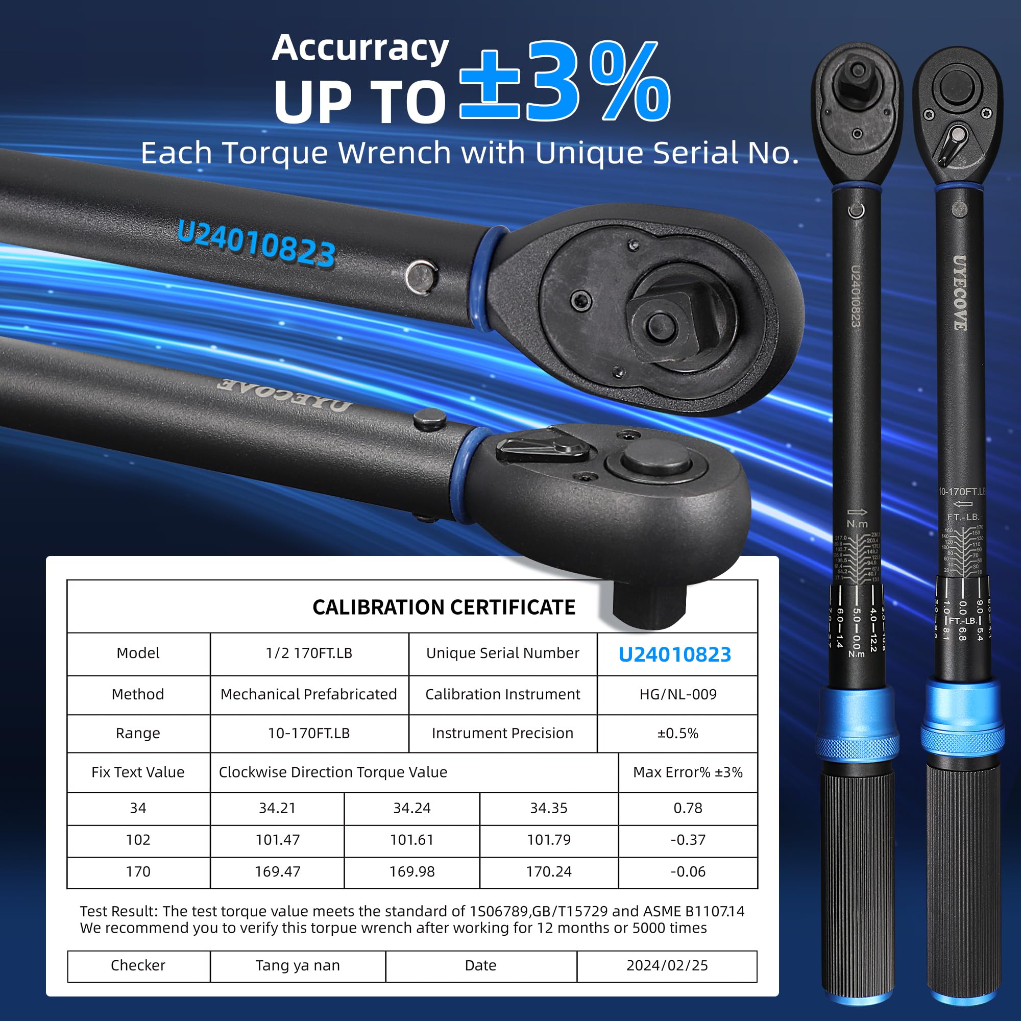 Snapklik.com : 1/2-Inch Drive Click Torque Wrench, Dual-Direction Click ...