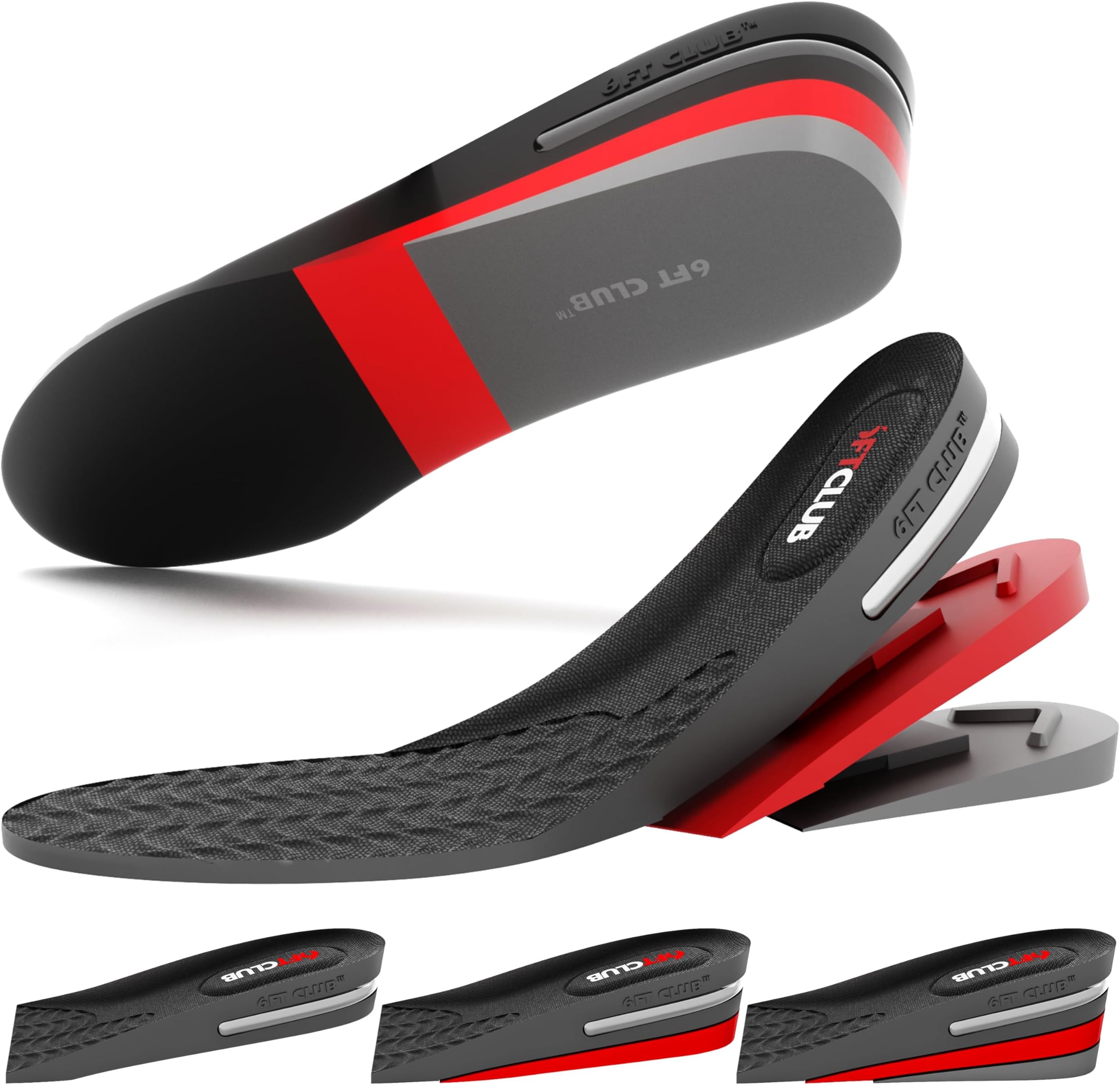 Amazon.com: Height Increase Insoles for Men Wowen-4D Cloud Technology ...