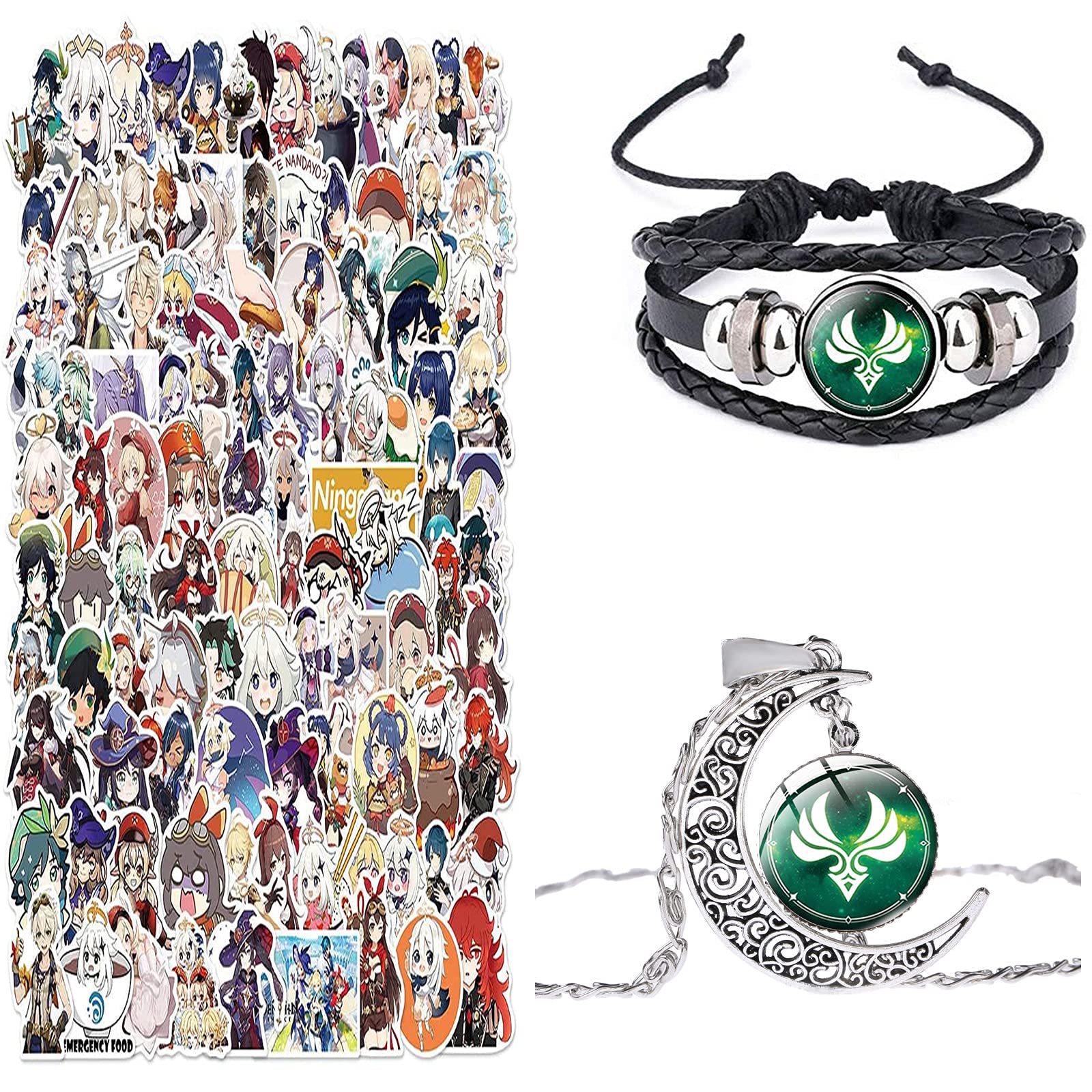 Buy Genshin Impact Merch-Genshin Impact Stickers God's Eye Gem Moon ...