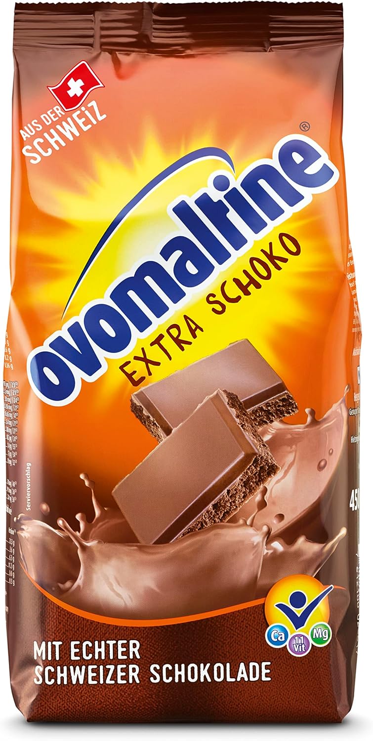 Ovomaltina cioccolato in polvere, confezione da 450g 1 confezione ...