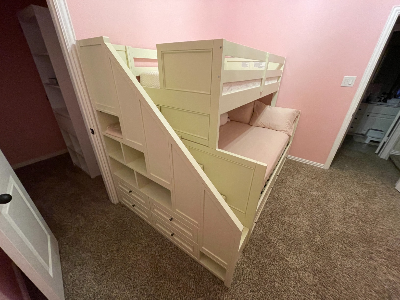 $41/mo - Finance Home Styles Naples White Twin Over Full Bunk Bed with ...