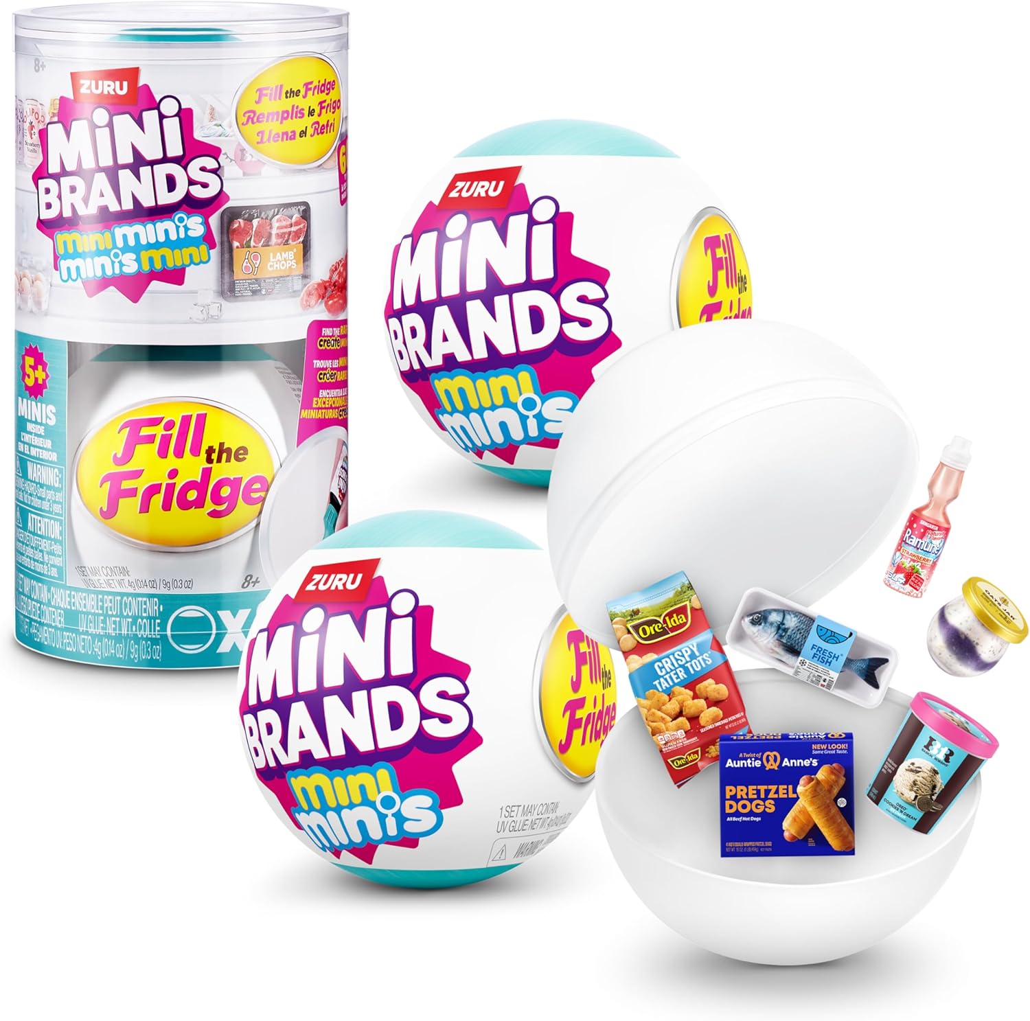 Mini Brands Fill The Fridge Mini Minis Series 1 Capsule by ZURU ...