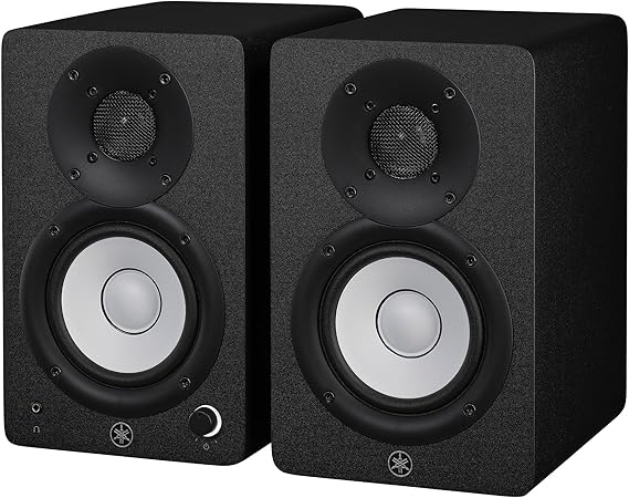 Amazon.com: Yamaha HS4 Powered Studio Monitor in Black, Pair (HS4 B ...