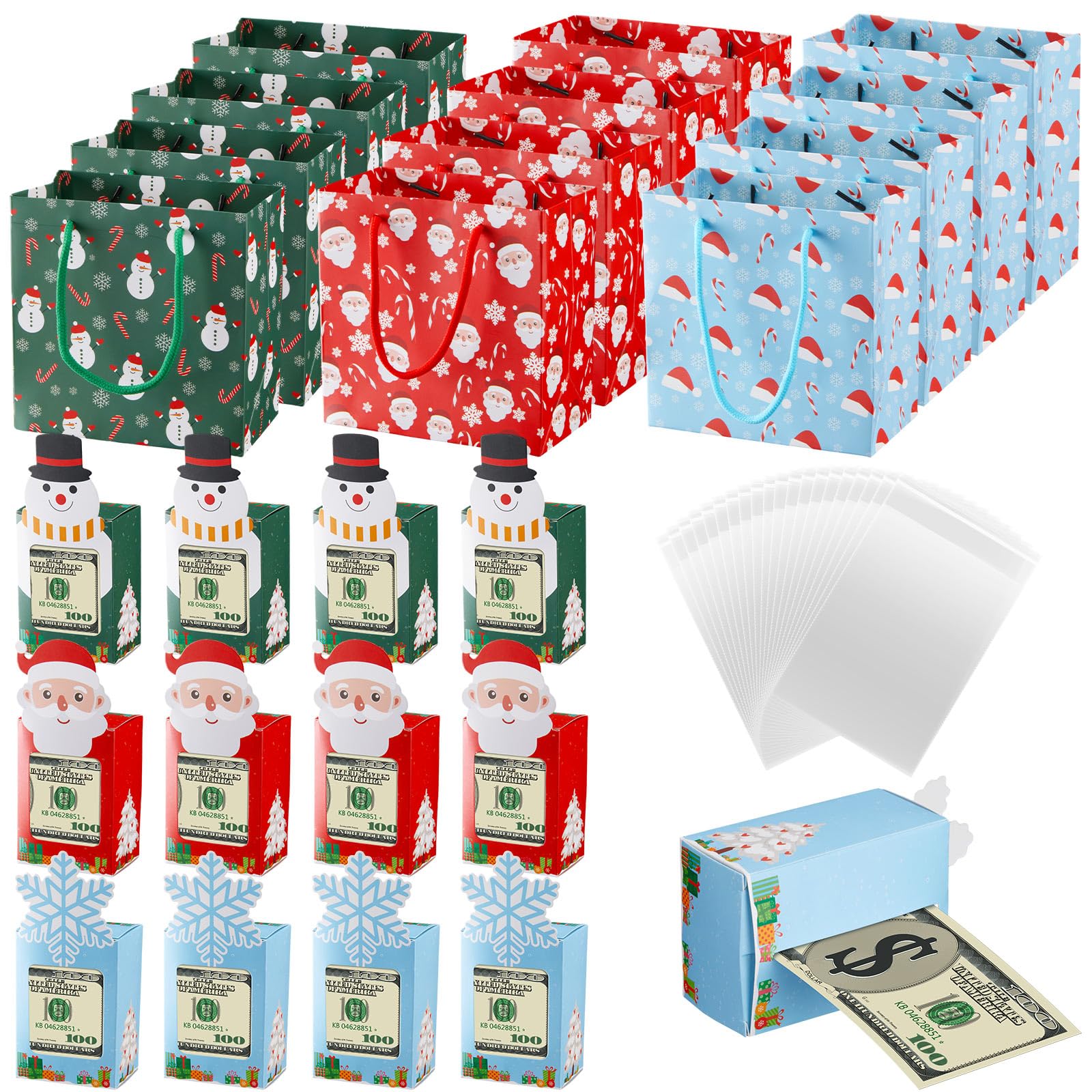 Christmas Money Gifts 12 Christmas Money Gift Boxes With Pull-Out ...
