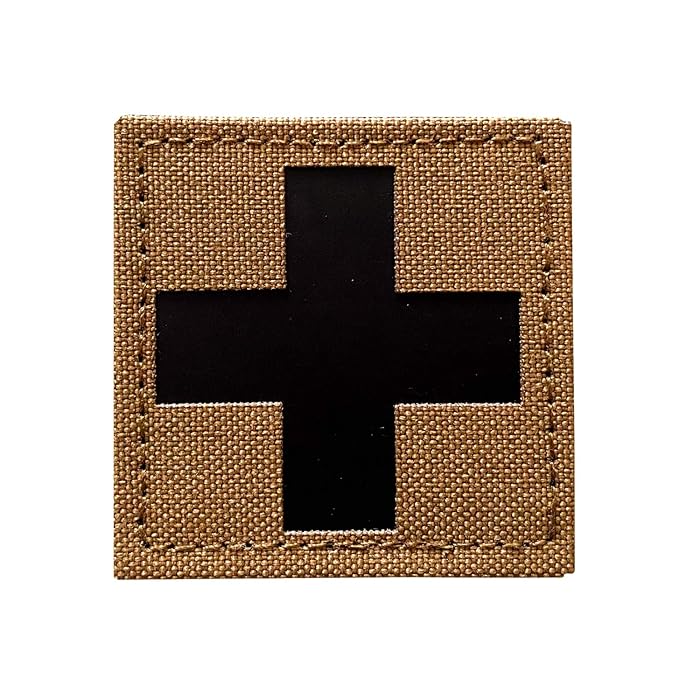 Buy 1 Pieces Infrared IR Reflective Medic Cross Multicam MED Medical ...