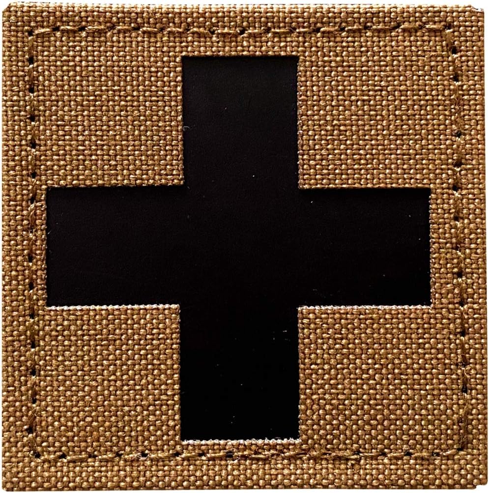 Amazon.com: EmbTao Embroidered Medic Cross Tactical Fastener Hook&Loop ...