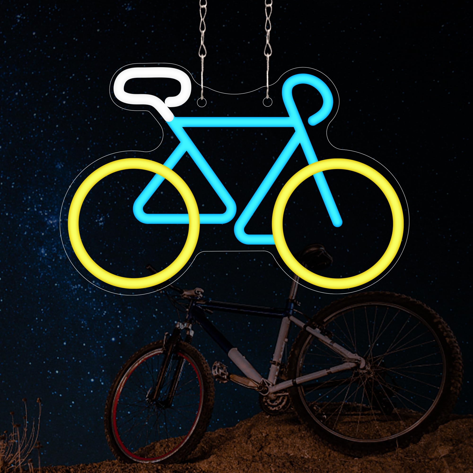 Bike Neon Signs for Wall Decor, Bicyle Neon Lights for Bedroom, Neon ...
