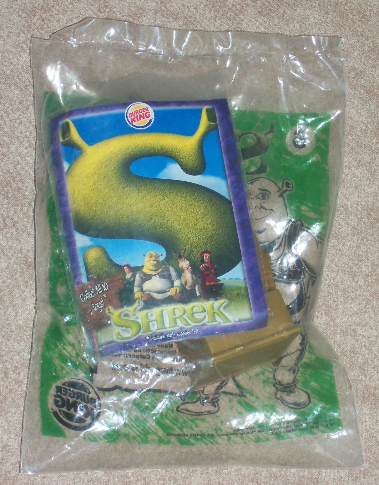 BURGER KING SHREK "Small And Tall Farquaad" 2001 Todo Lo Demás ...