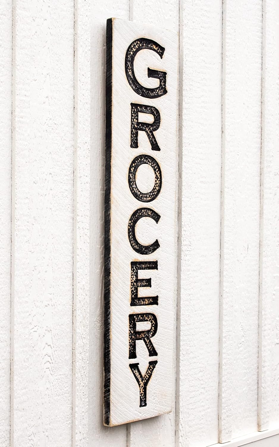 Amazon.com: Grocery Sign Vertical - (Available in 3 Sizes) Carved in a ...