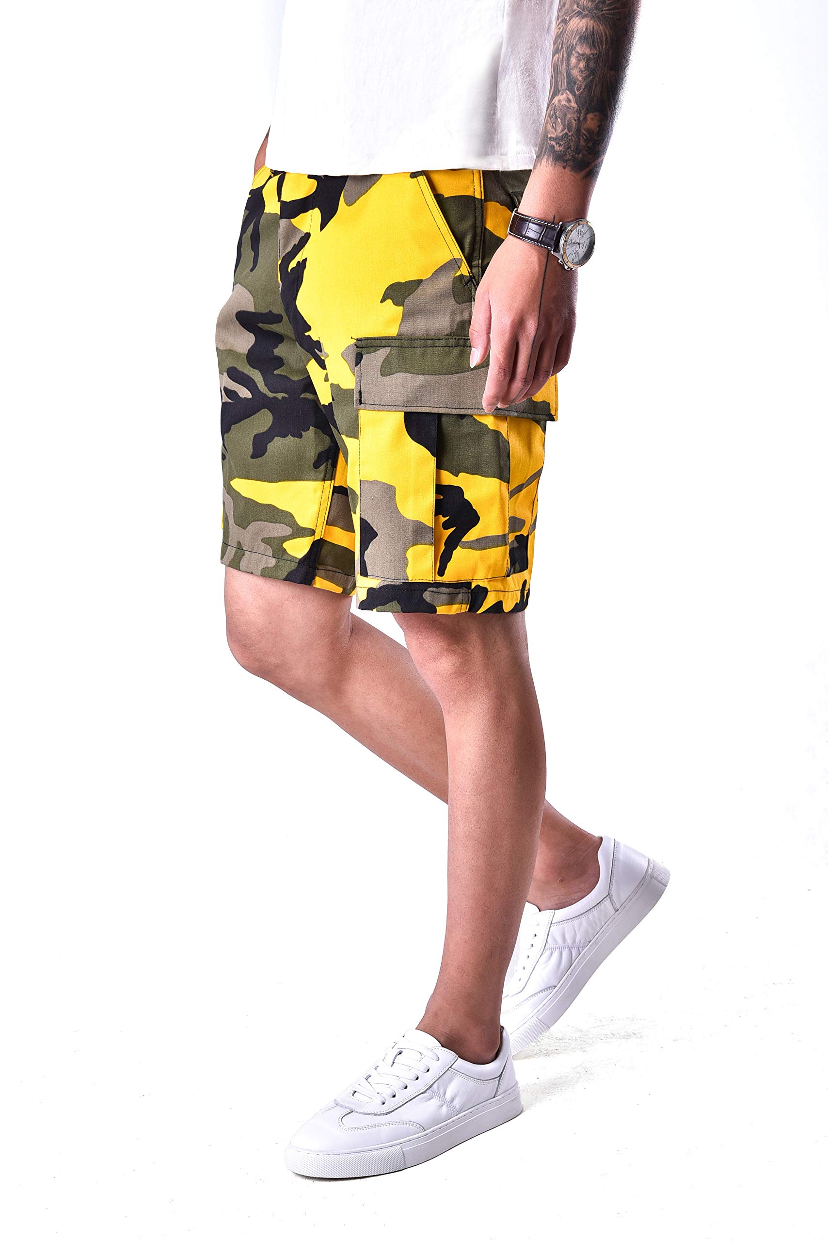 Snapklik.com : Backbone Mens Army Military Combat Camo BDU Shorts ...