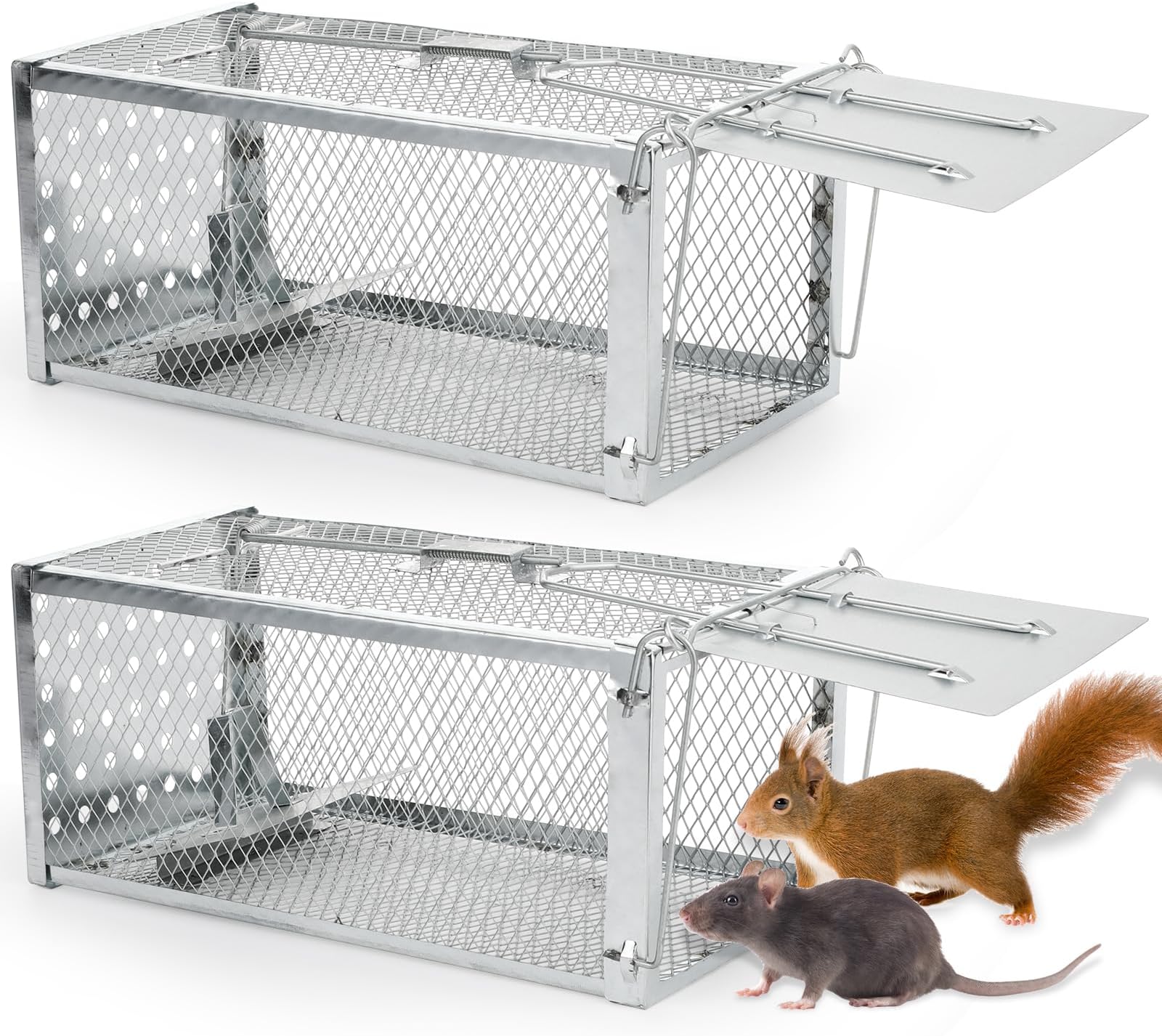 Amazon.com : 2025 Humane Rat Trap Outdoor Chipmunk Rodent Trap Humane ...