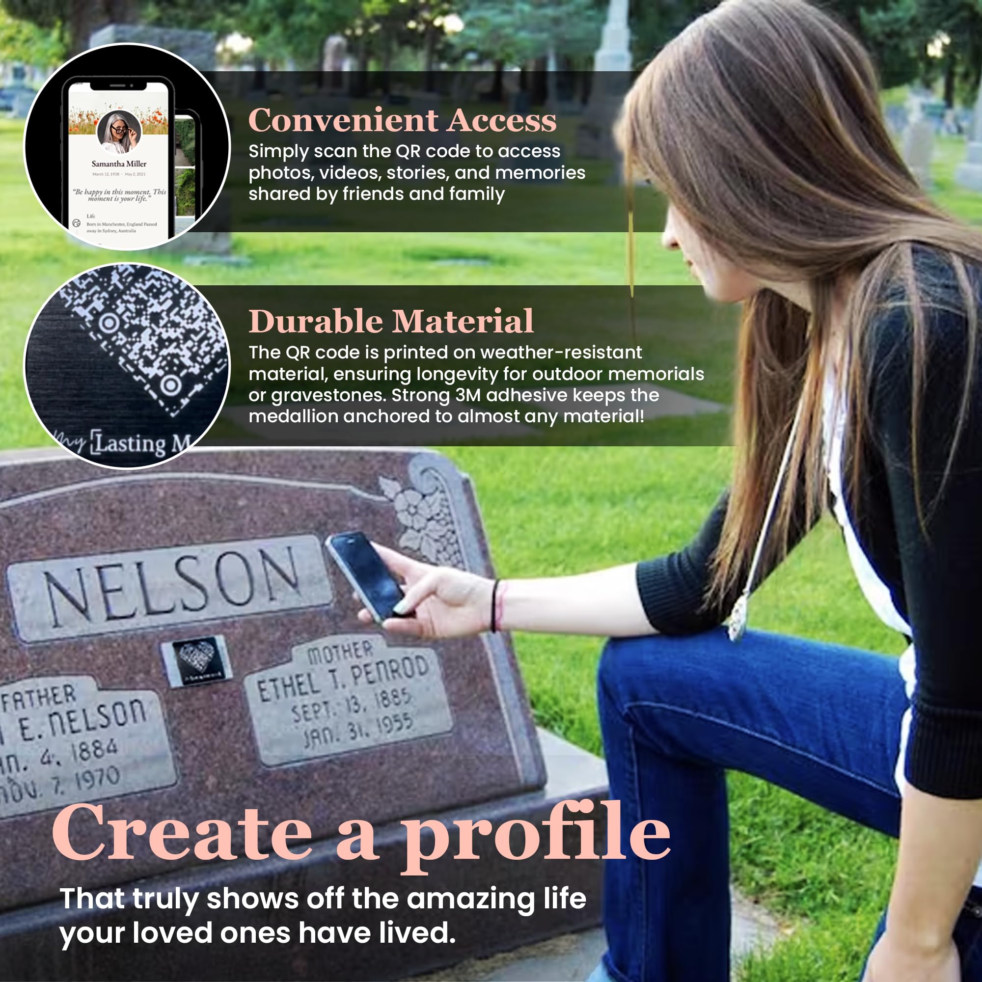 Snapklik.com : My Lasting Memories QR Memorial Webpage And QR Memorial ...