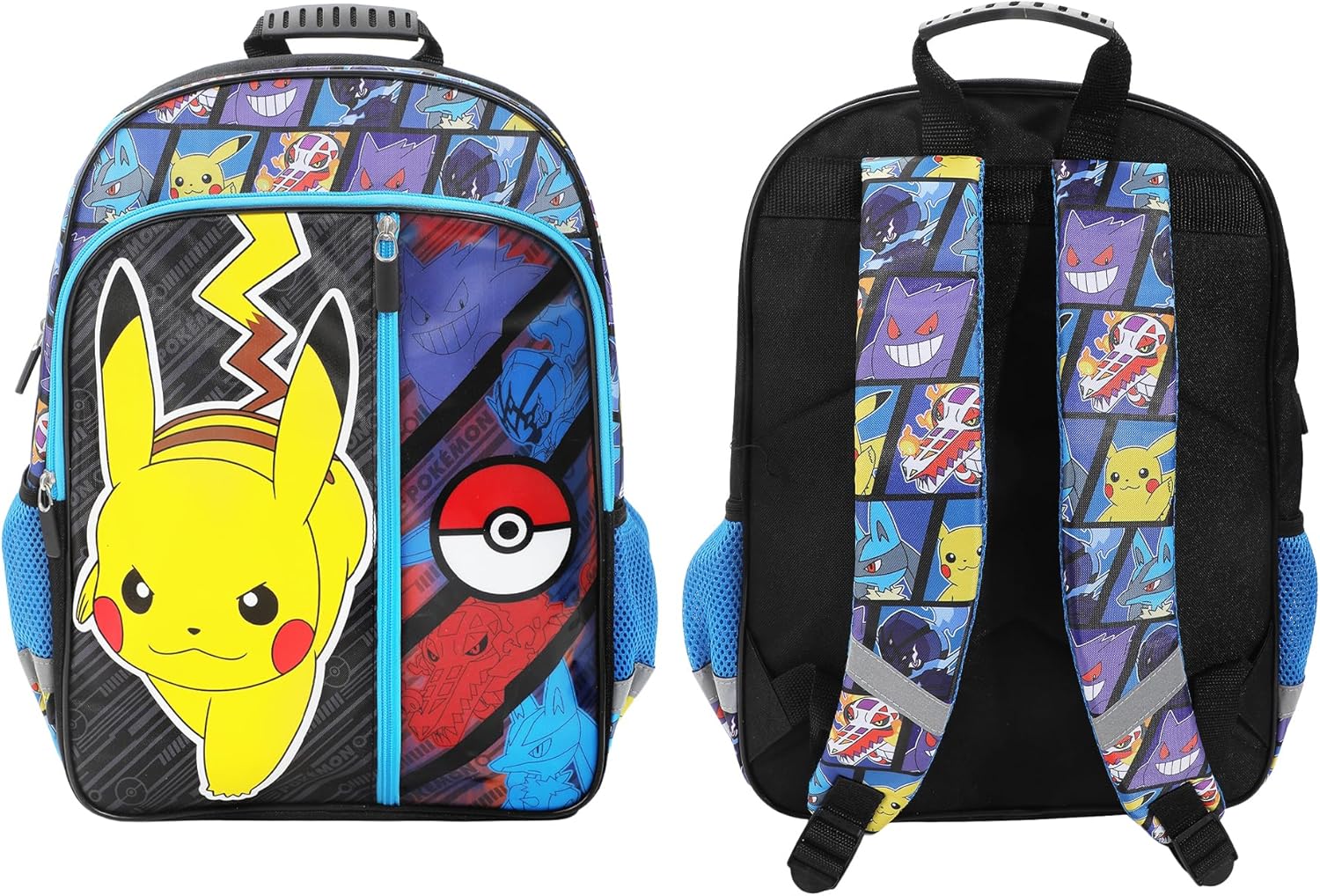 Amazon.com | Pokemon Pikachu and Pokeball 16" Kid's Backpack For School ...