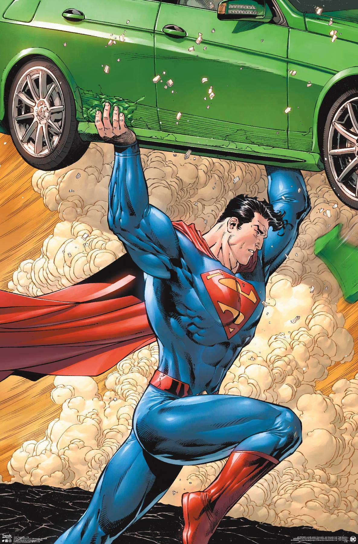Amazon.com: Trends International DC Comics-Superman-Car Wall Poster, 22 ...