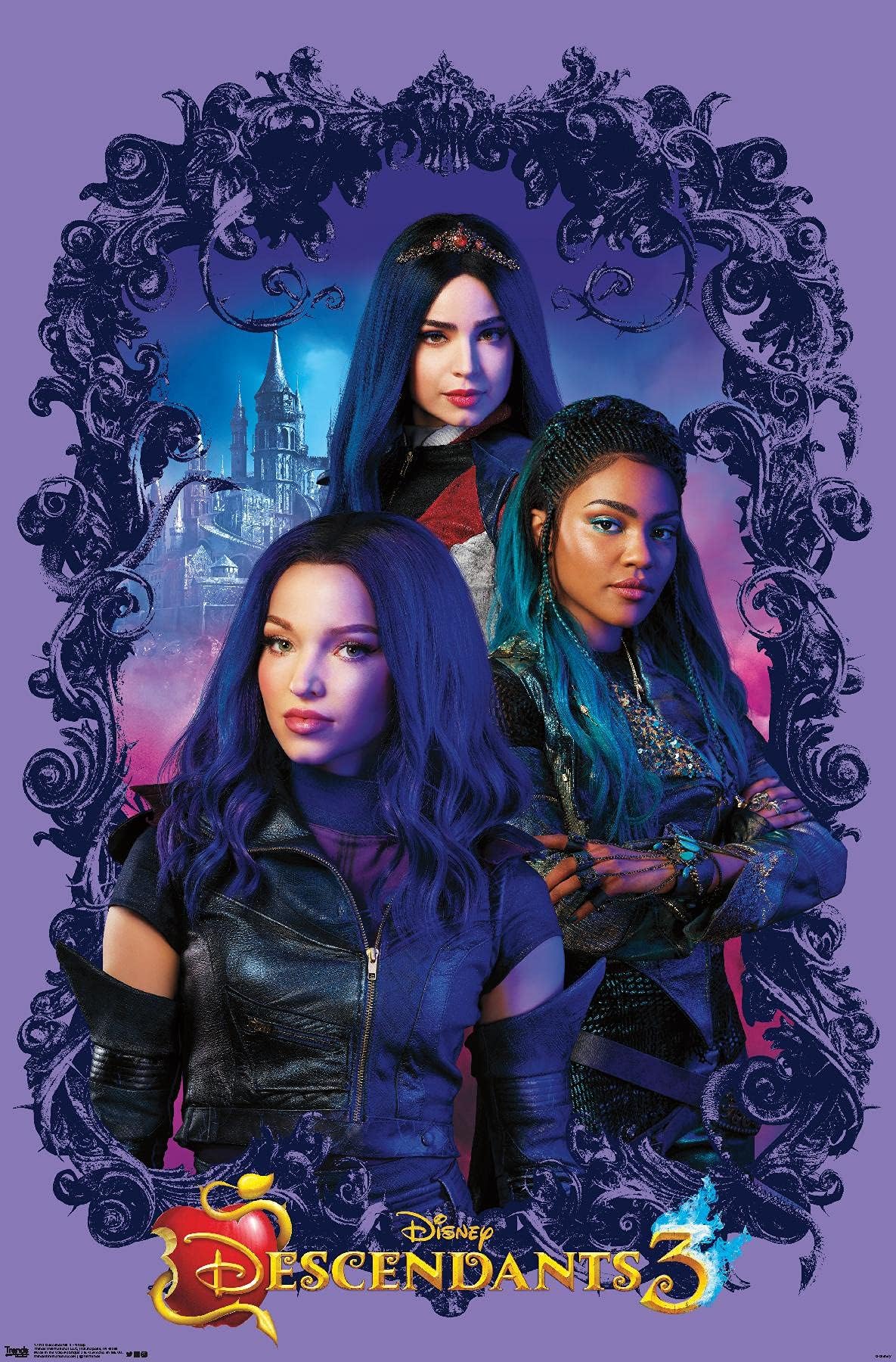 Amazon.com: Trends International Disney Descendants 3 - Grid Wall ...