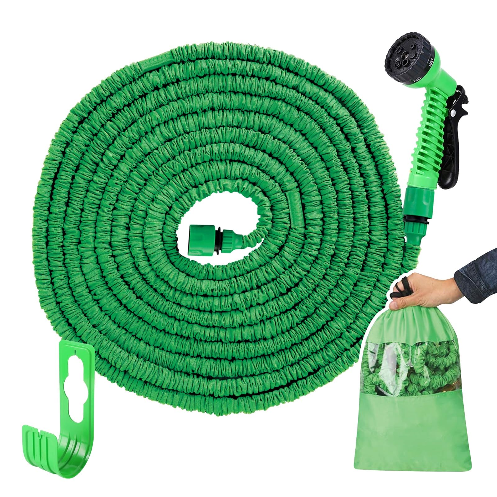 My Garden Expandable Garden Hose Pipe 50Ft/75Ft/100Ft Anti-Tangle ...