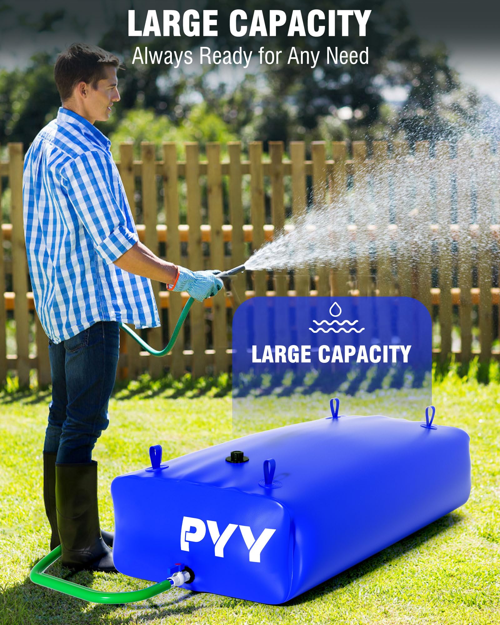 Snapklik.com : PYY Portable Water Bladder 87 Gallon For Truck Bed ...