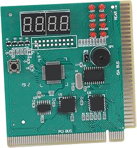 Amazon.co.jp: PC Diagnostic 4 Digit Card, Durable PVC Stable Accurate ...