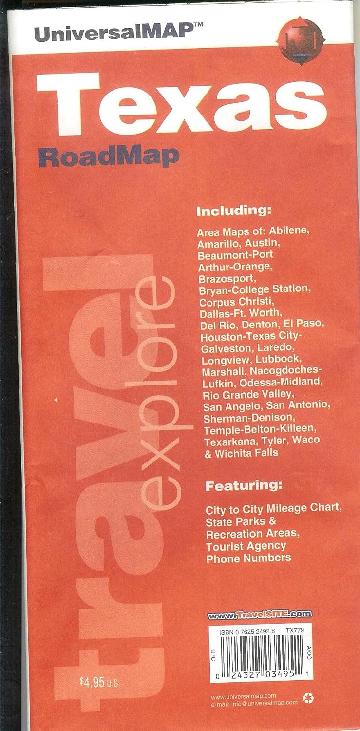 Texas State Map (Large Scale State Maps): 9780762524921: Amazon.com: Books