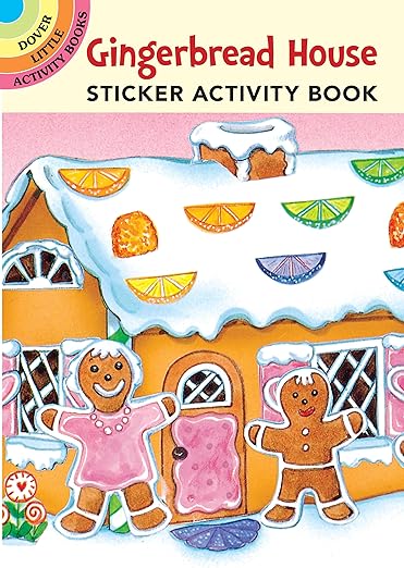 Gingerbread House Sticker Activity Book (Dover Little Activity Books ...