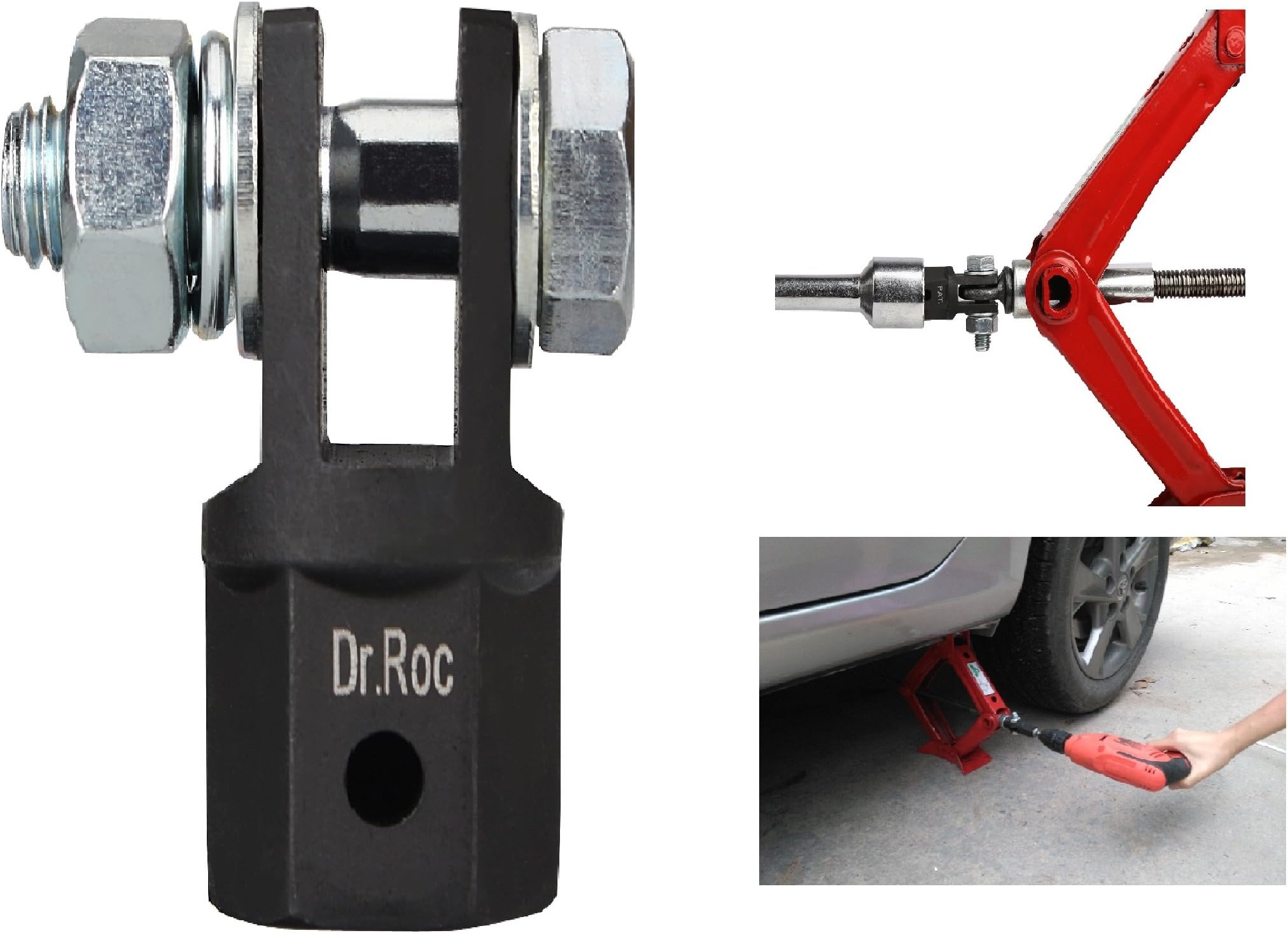 Amazon.com: Dr.Roc Scissor Jack Adapter for 1/2 Inch Drive Impact ...