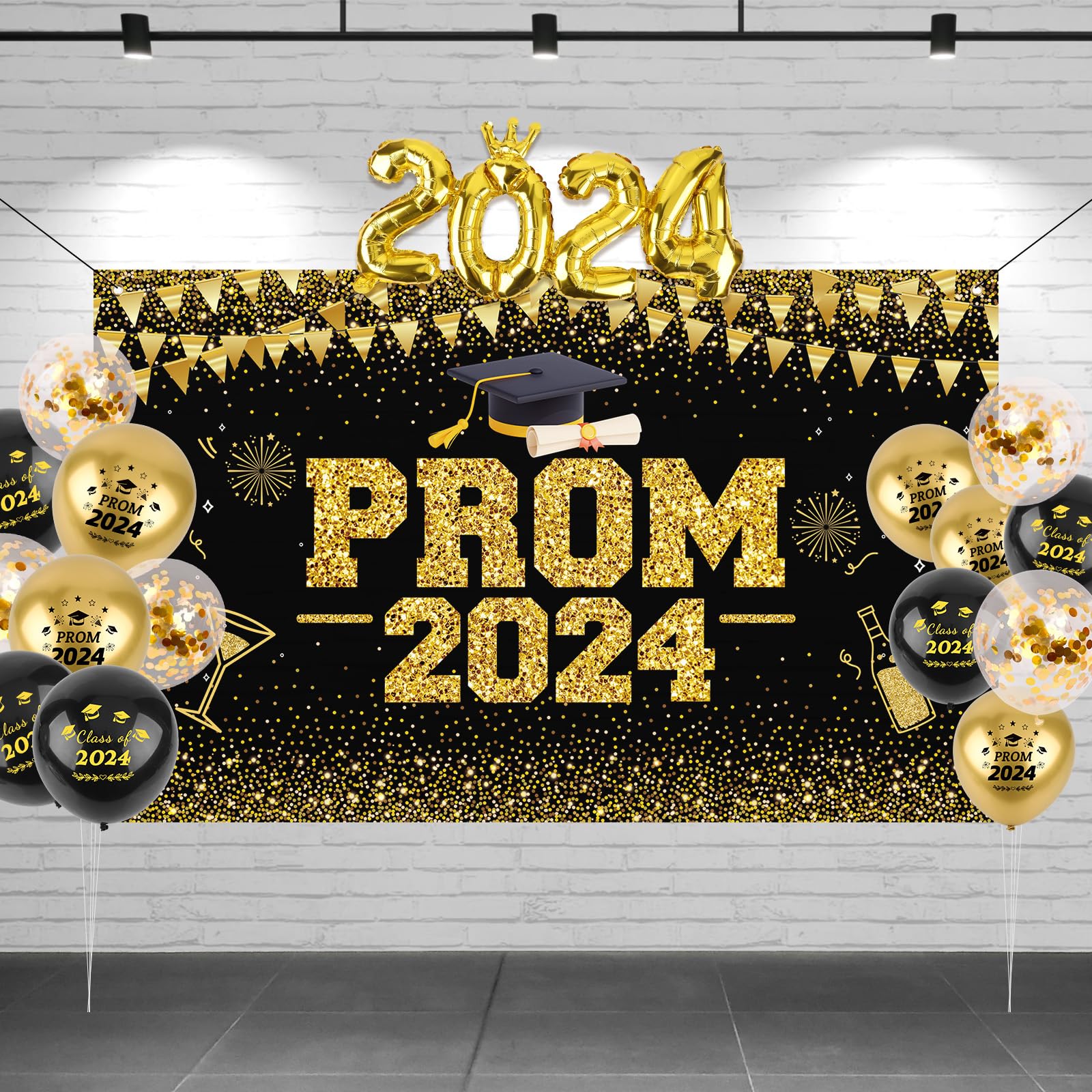 Buy TYL&TYS Prom Decorations 2024, Graduation Prom Party Banner ...
