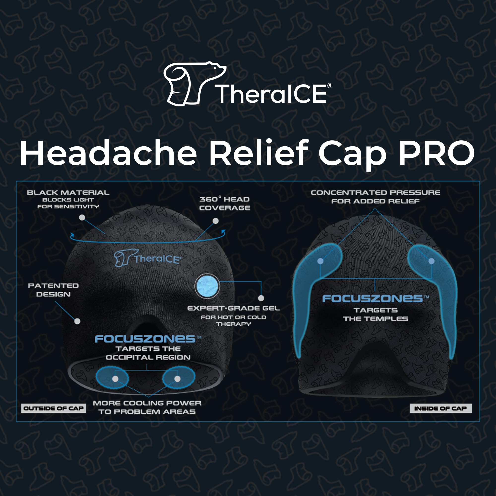 Snapklik.com : Migraine Relief Cap PRO, Headache Relief Cap, Ice Face ...