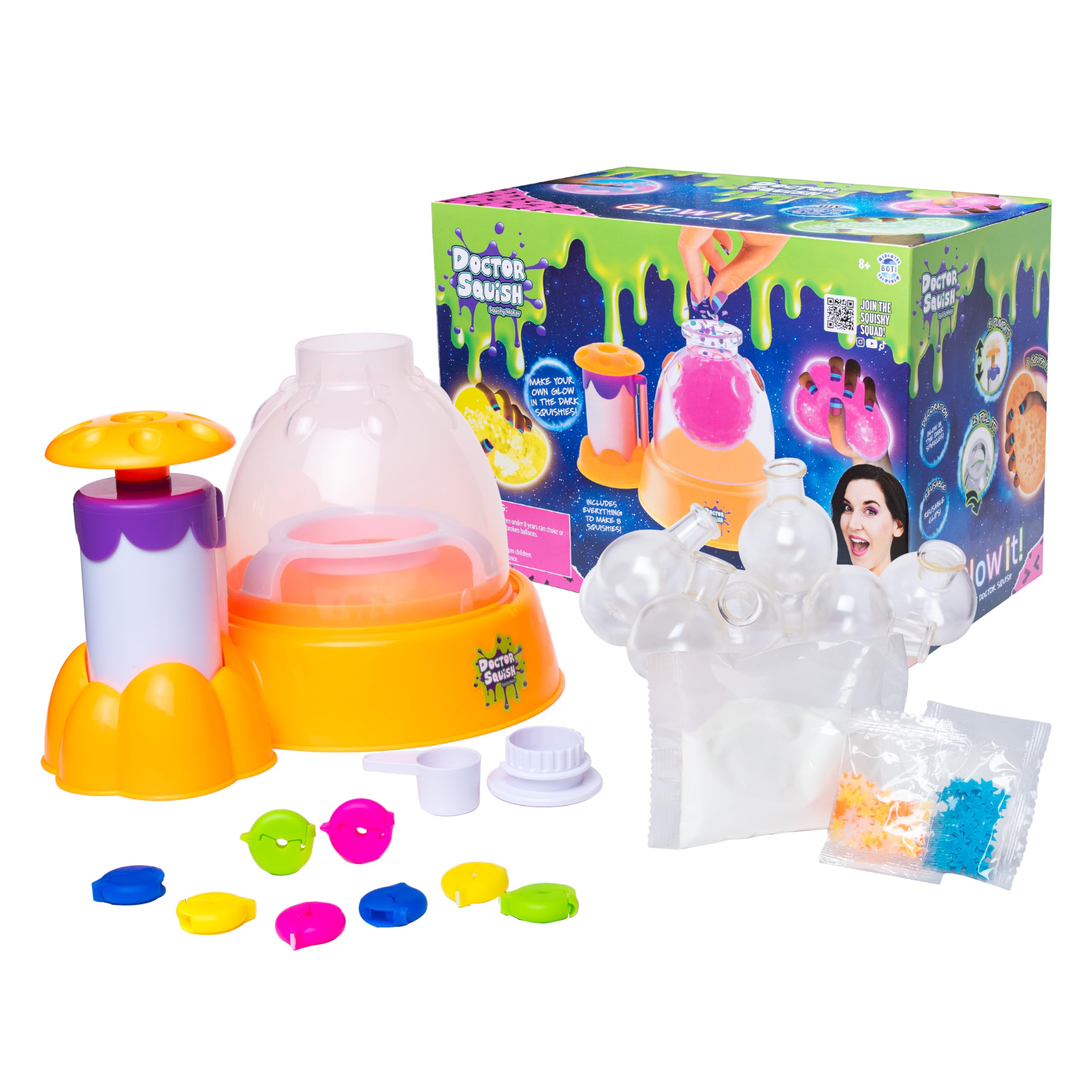 Glow It! by Doctor Squish - Squishy Maker Station Neon Ediiton - Glow ...