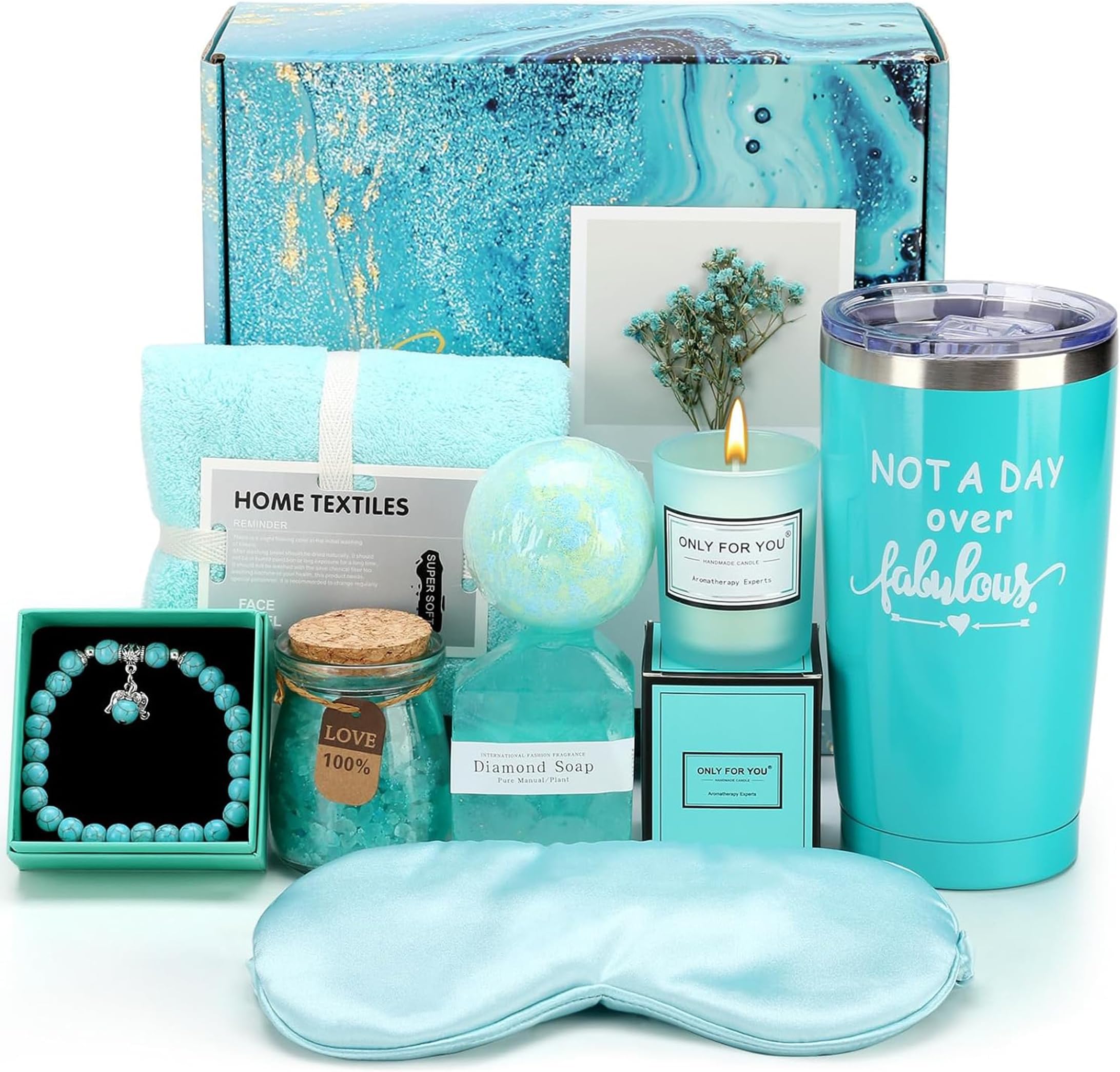 Amazon.com : Birthday Gifts for Women,Ocean Relaxing Spa Gifts Basket ...