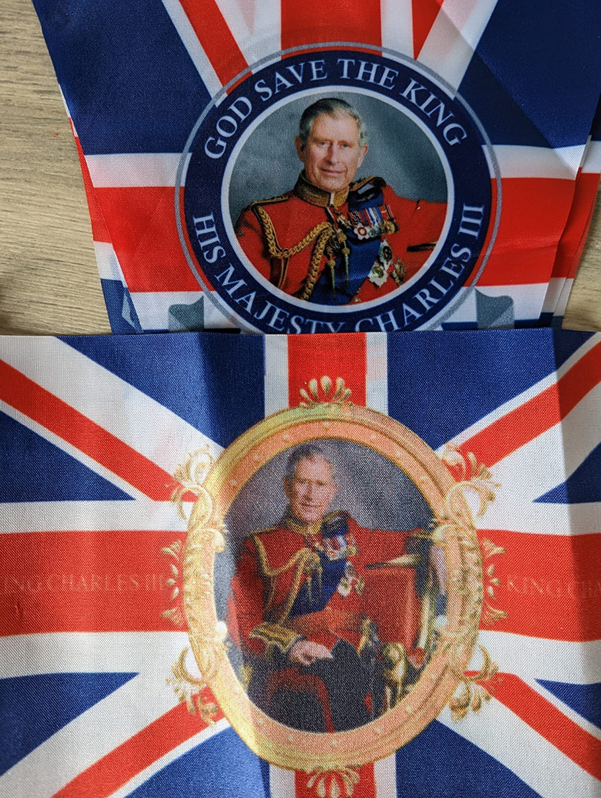 TRIXES 10PK King Charles III Coronation 2023 Waving Union Jack Flags ...