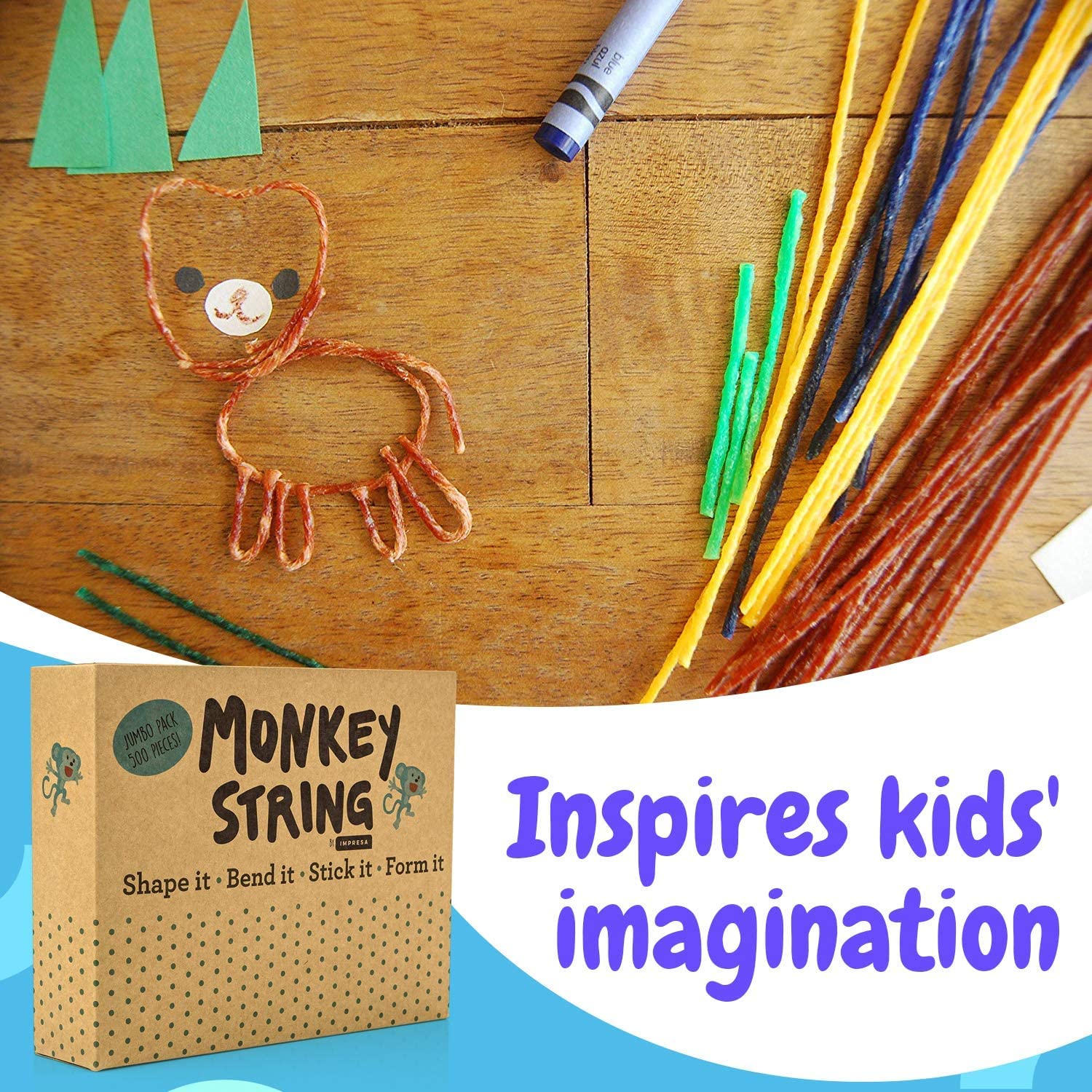 Snapklik.com : Monkey String From The Original Monkey Noodle - 500 ...