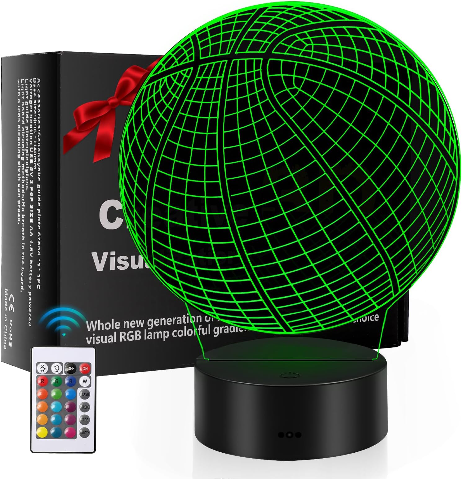 RED5 Spinning Glitter Ball Multicoloured LED Desk Light - Amazon.com