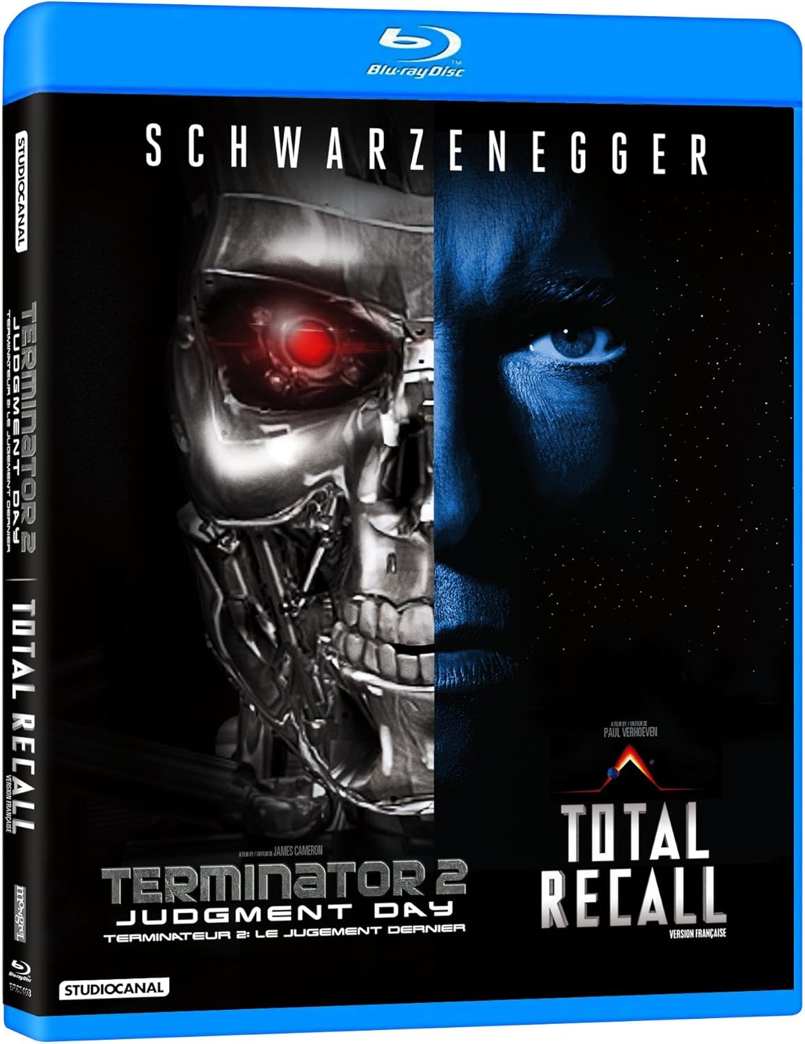 Terminator 2 & Total Recall Double Pack [Blu-ray]: Amazon.co.uk: DVD ...