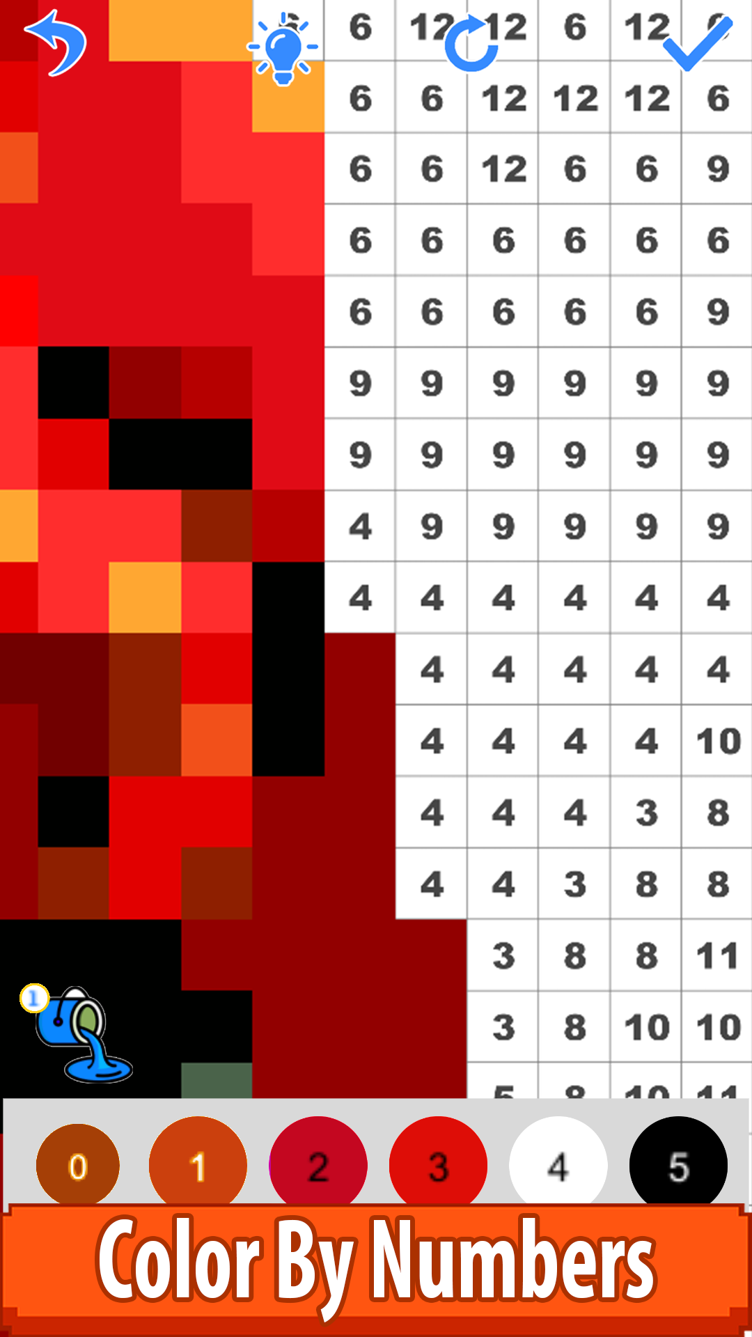 Dinosaurs Pixel Art - Paint by Number, Sandbox Coloring Pages - App on ...