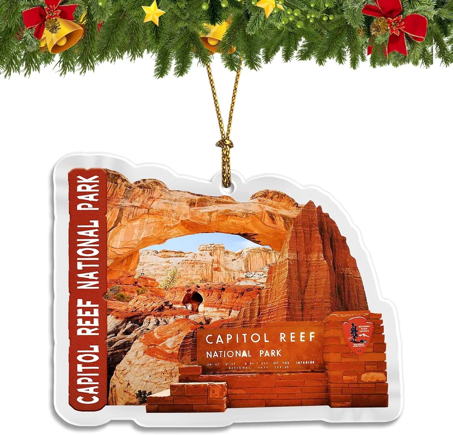 Amazon.com: Capitol Reef National Park,Utah Christmas Ornament Acrylic ...