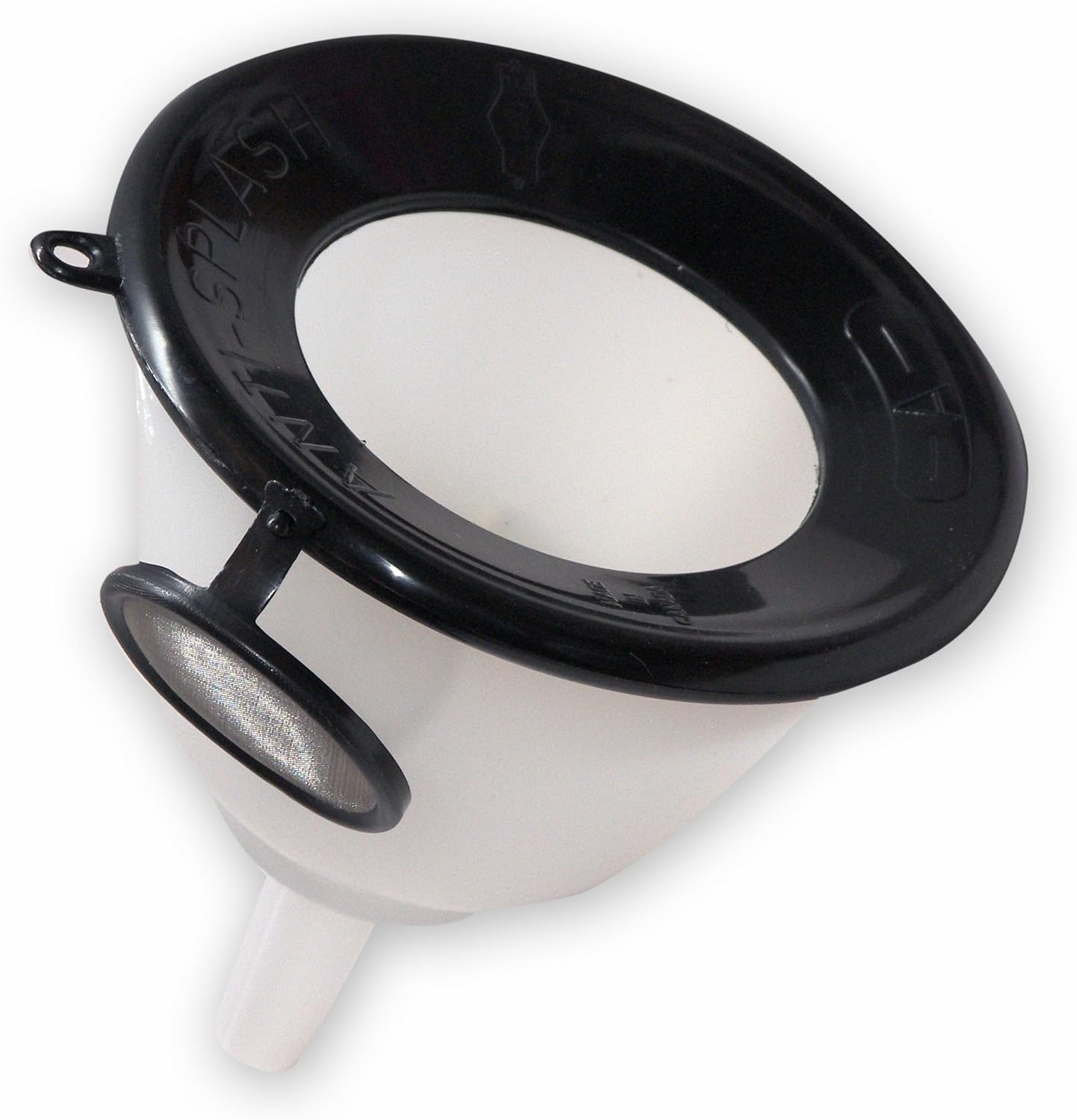 WirthCo 90150 Funnel King White Polyethylene Side Fill Funnel with Anti ...