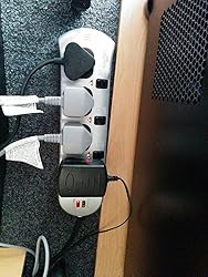 Omega Surge Protected 4 Gang 2 m Extension Lead with Switch: Amazon.co ...