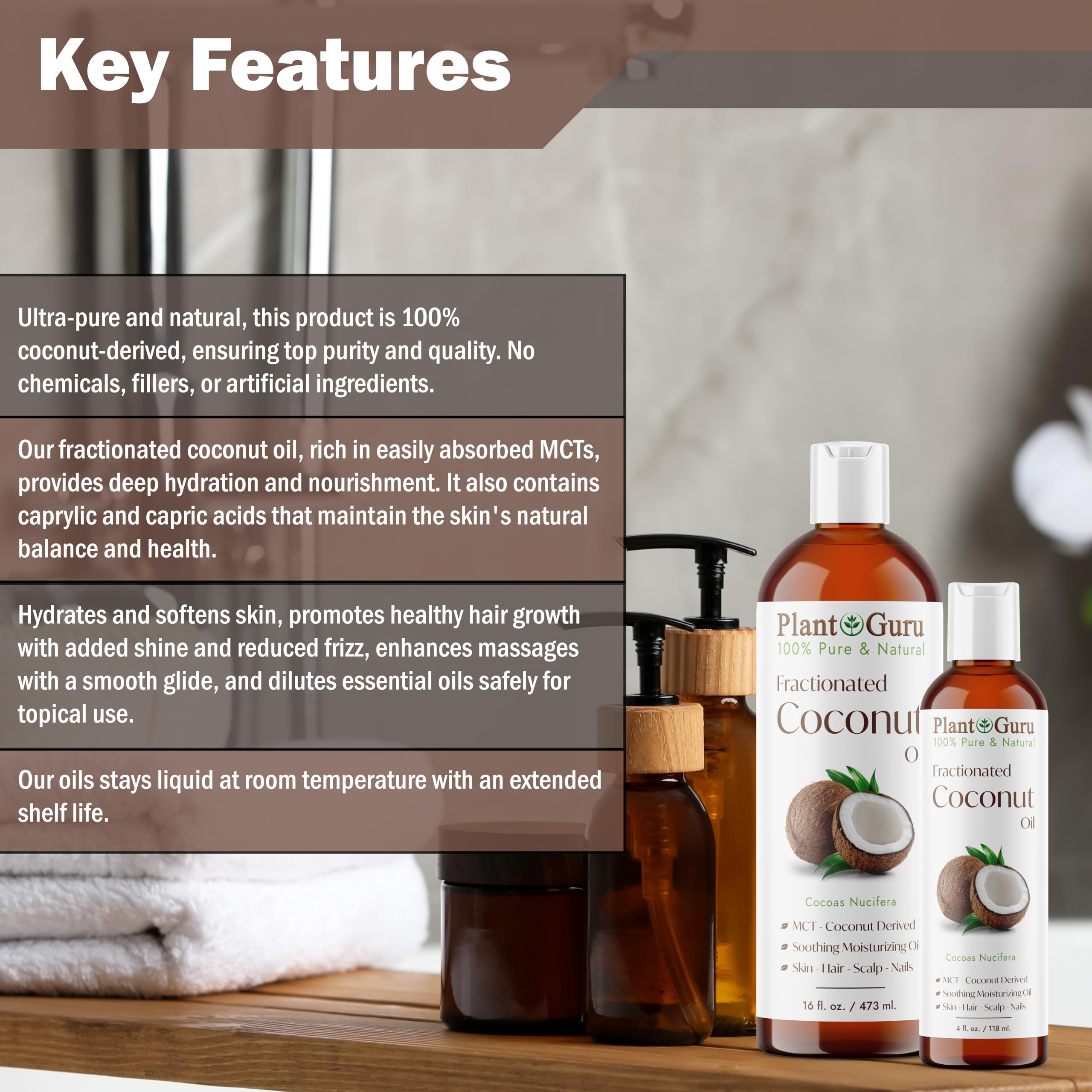 Fractionated Coconut Oil Fractionated Coconut Oil MCT (Organic) Get