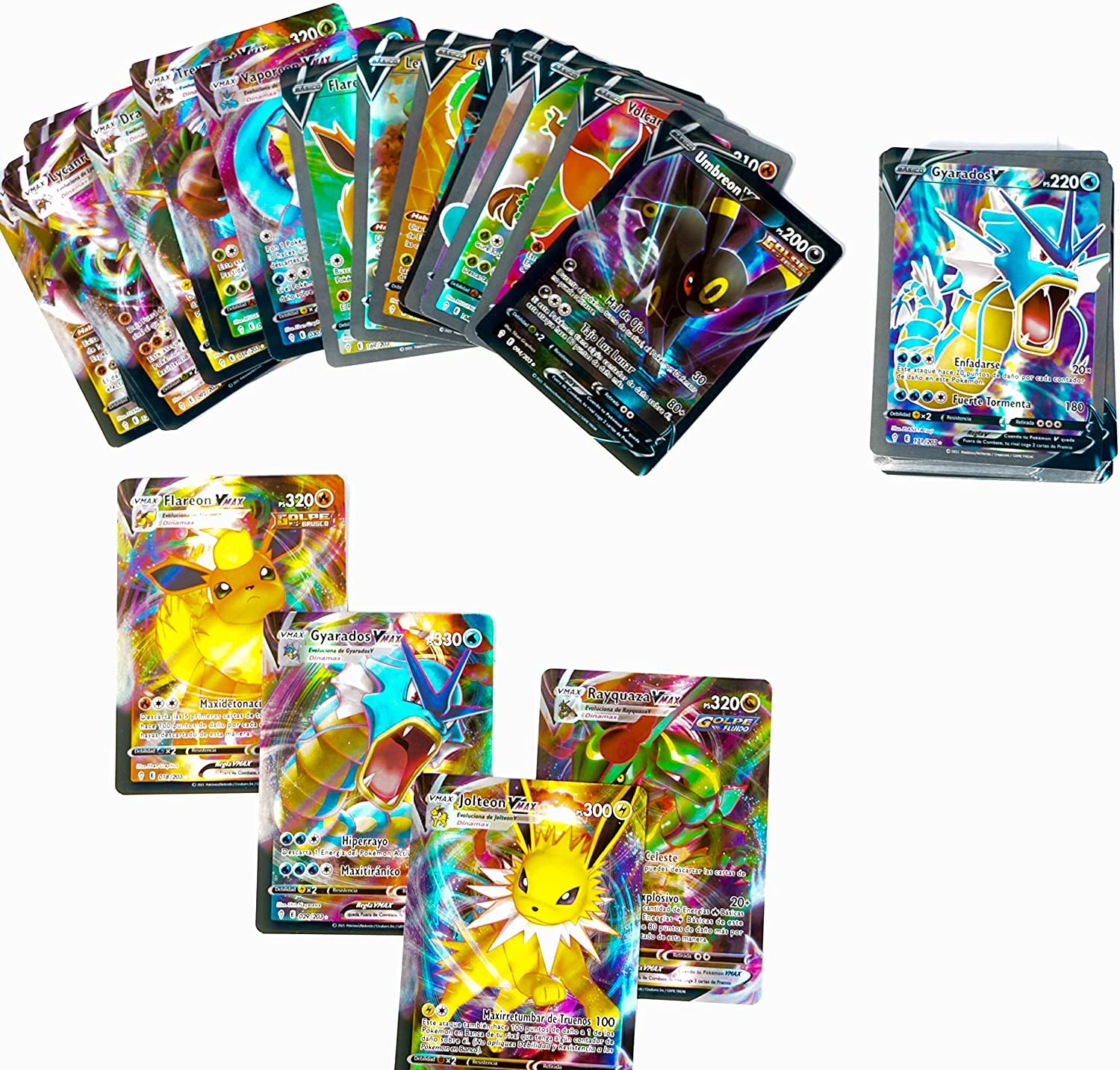 Rsl 60 Poke Mon V Vmax Spanish Cards Contains 45v | Desertcart Antigua ...