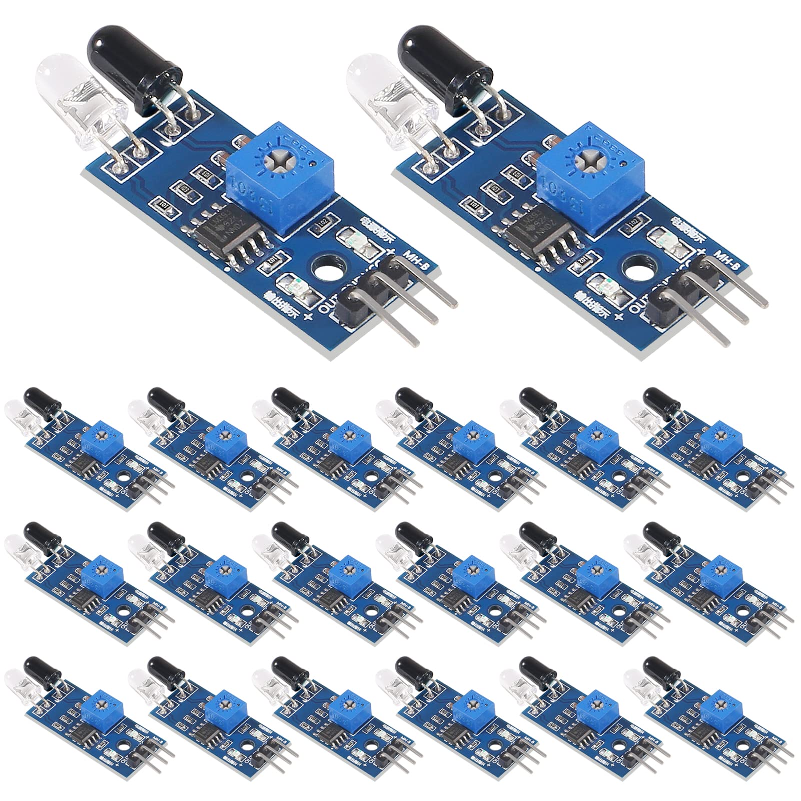 Buy Ziihao Ir Infrared Obstacle Avoidance Sensor Module Transmitting And Receiving Tube