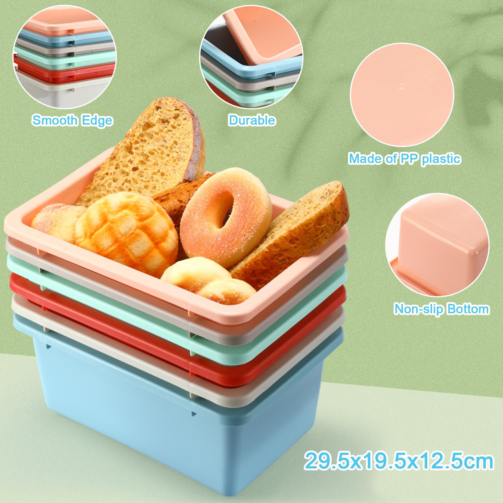 Snapklik.com : Thyle Plastic Cubby Bins