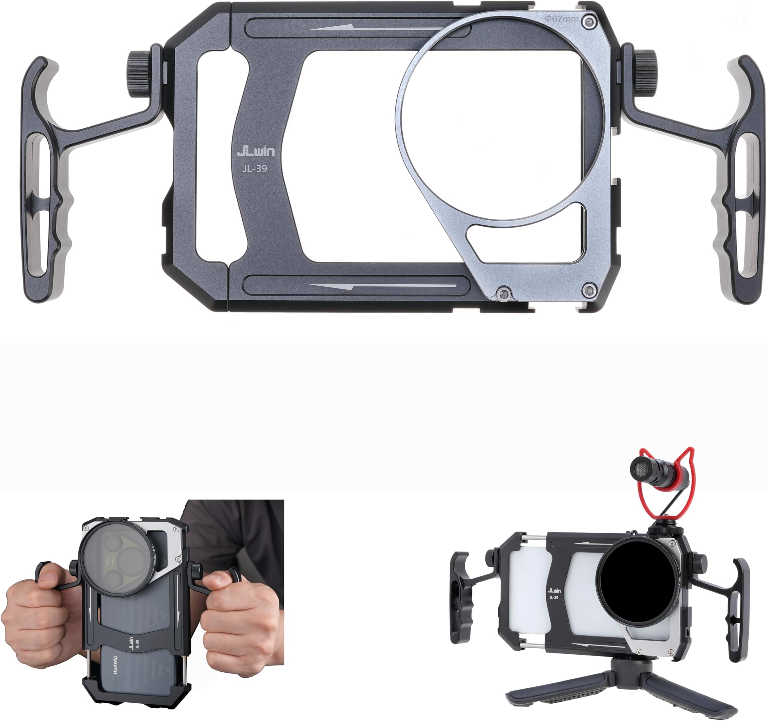 Amazon.com: Fotga Universal Smartphone Cage Photo Video Stabilizer ...