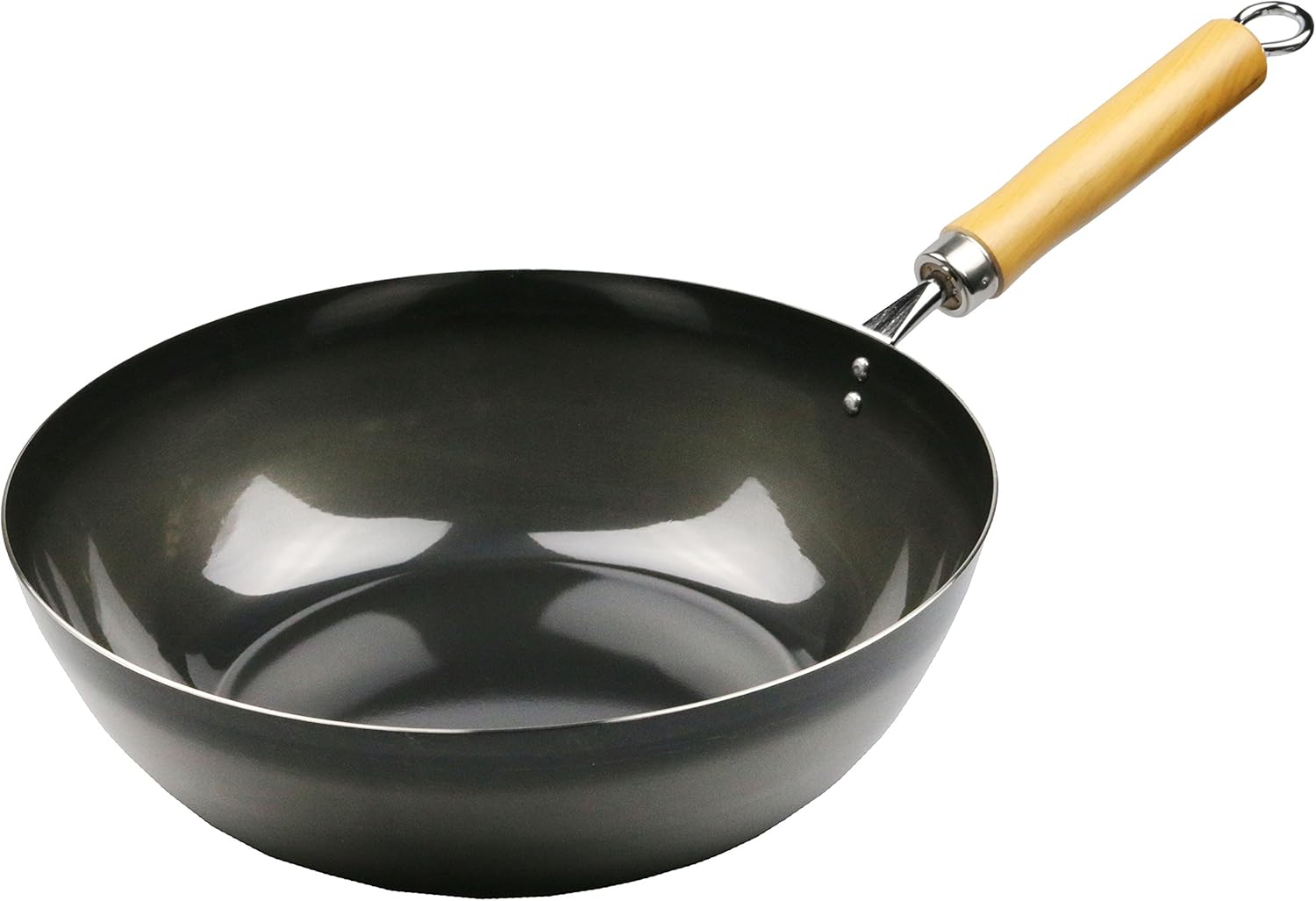 Amazon.com: Pearl Metal HB-2406 Tsubamesanjo Iron Frying Pot, 11.0 ...