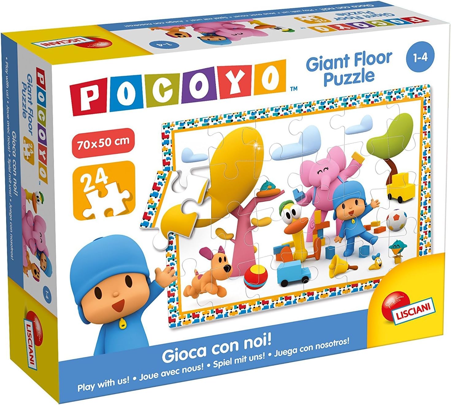 Pocoyo 24 Pieces Giant Floor Puzzle Ages 1 - 4 : Amazon.com.au: Toys ...