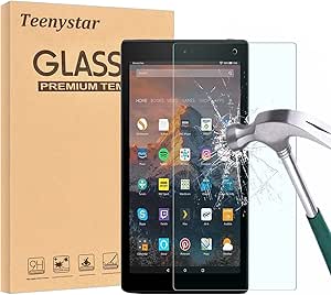 Amazon.com: Fire HD 10 2017 Screen Protector, Teenystar [Scratch ...