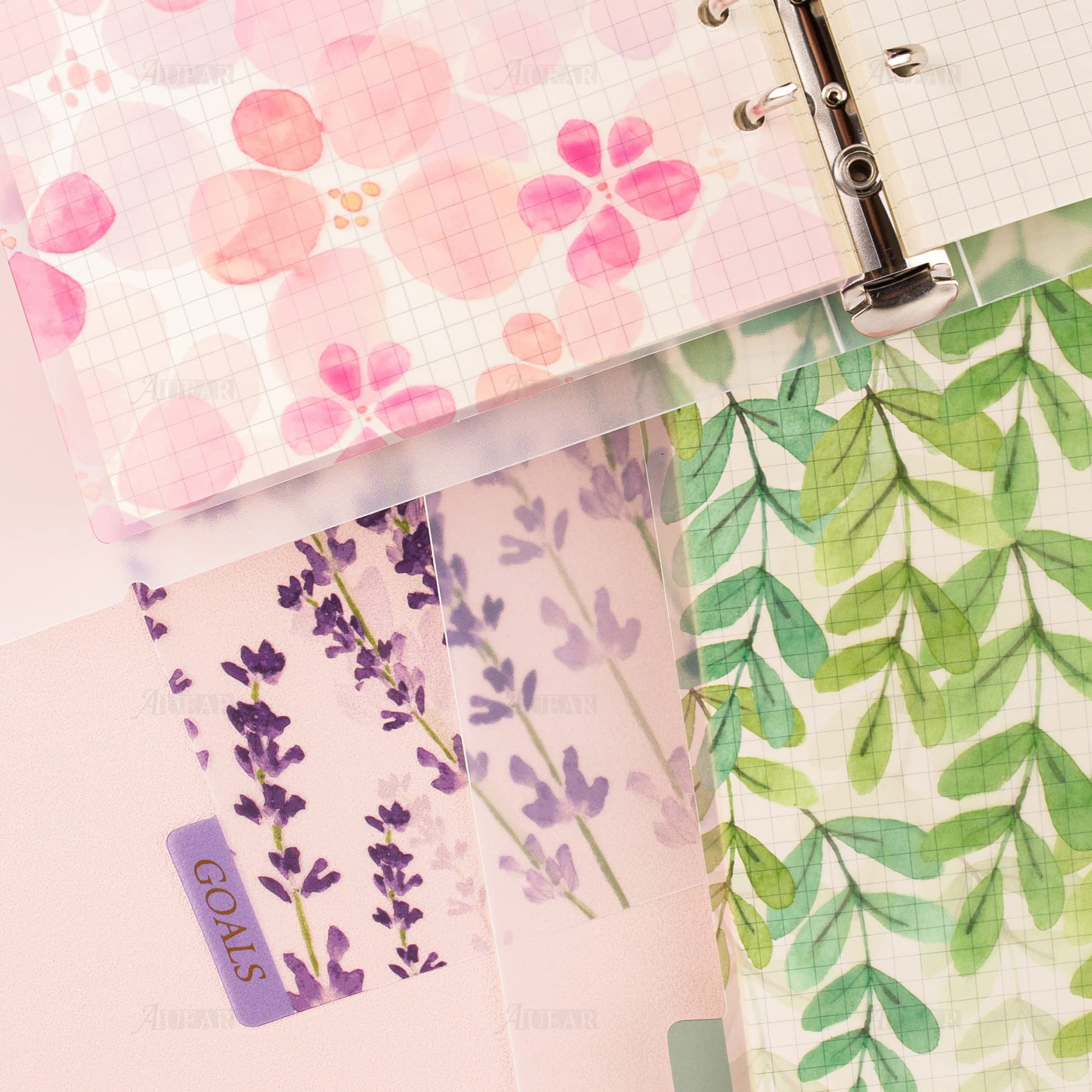 Snapklik.com : AUEAR, 12 Pack Binder Index Dividers A5 Plastic ...