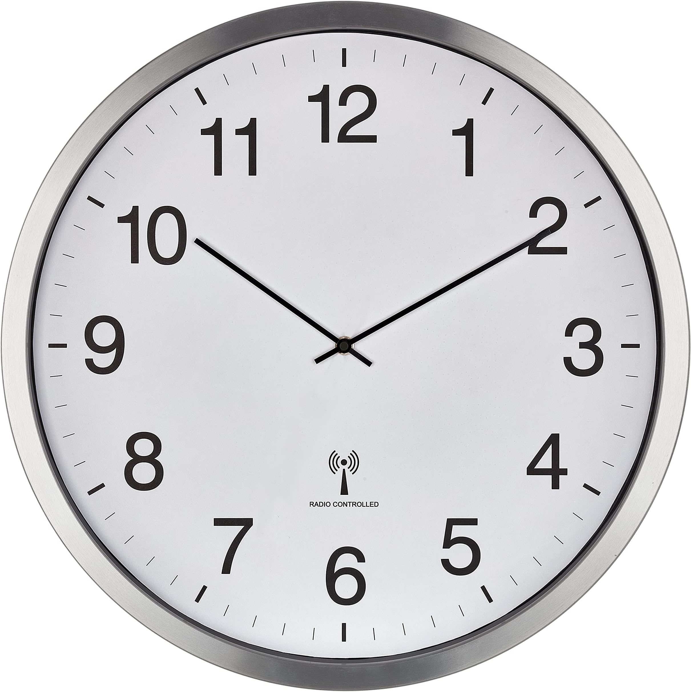 TFA Dostmann Horloge Murale Radio-pilotée XXL analogique, 60.3548.02, Horloge Murale 50 cm de ...