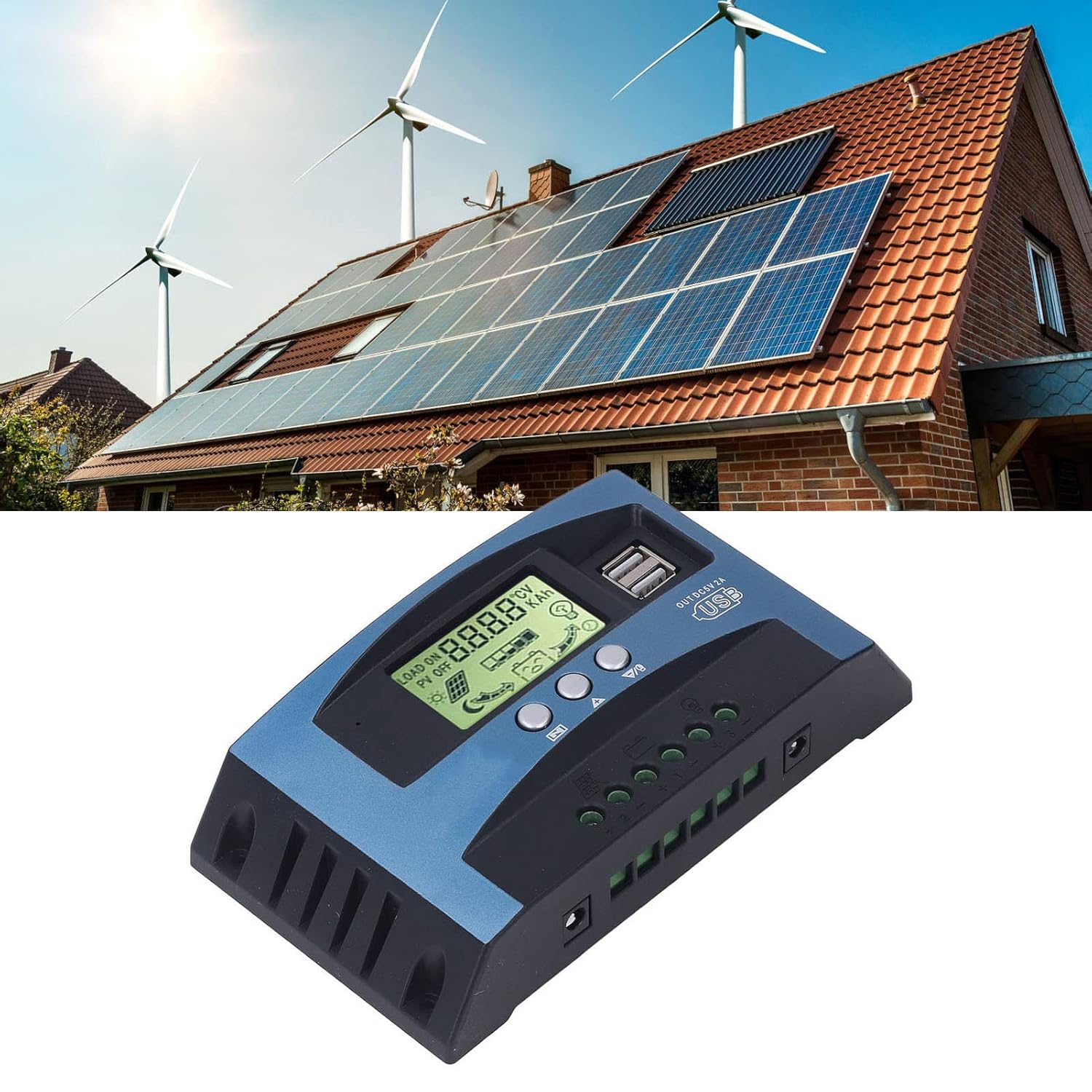 Ubersweet® Solar Charge Controller, MPPT Solar Charge Controller Short ...