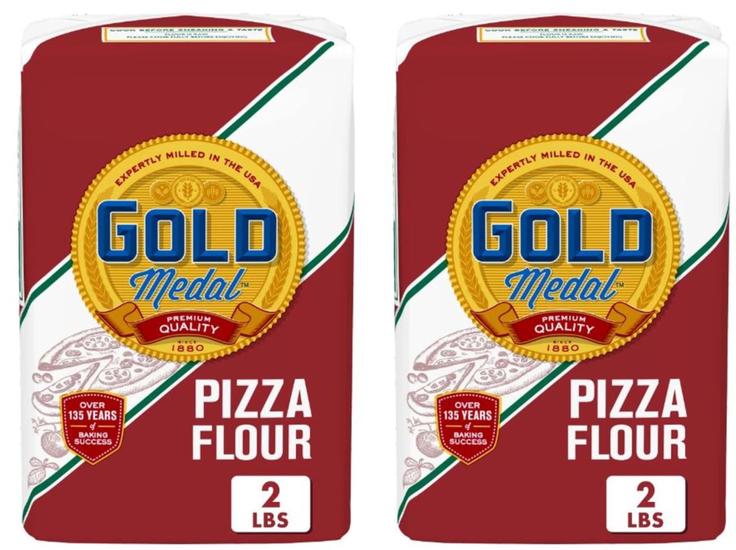 Amazon.com : Gold Medal Pizza Flour, 2 lbs, Pack of 2 : Grocery ...